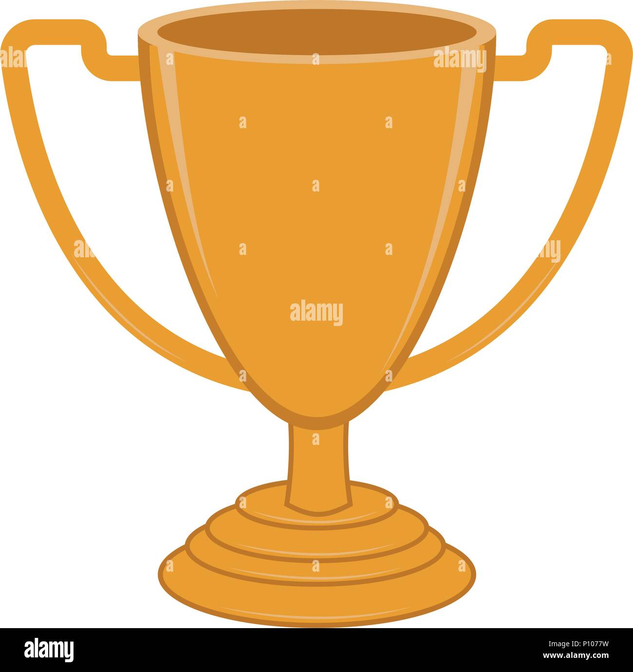 Isolated golden trophy icon Stock Vector Image & Art - Alamy