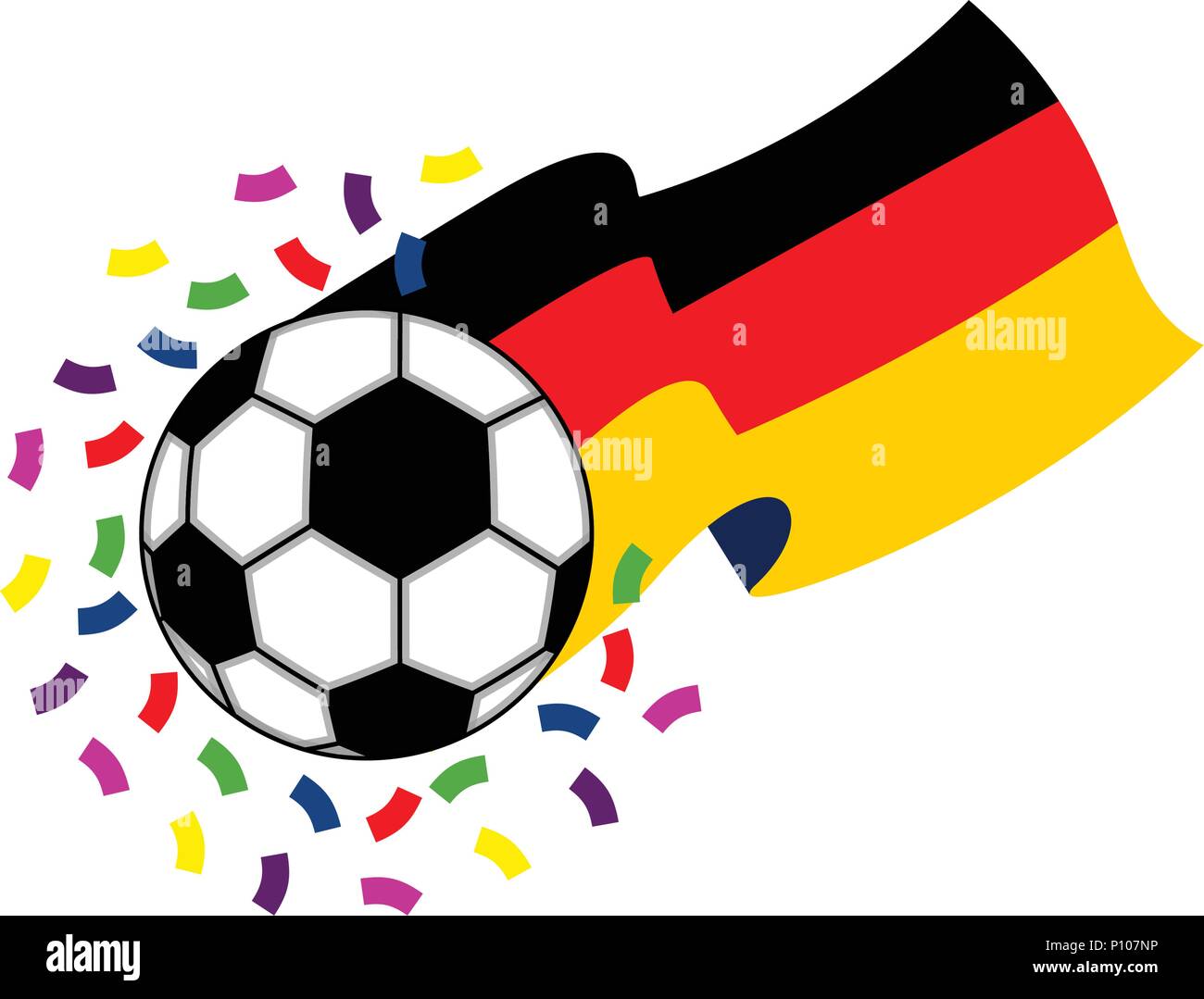 German football Stock Vector Images - Alamy