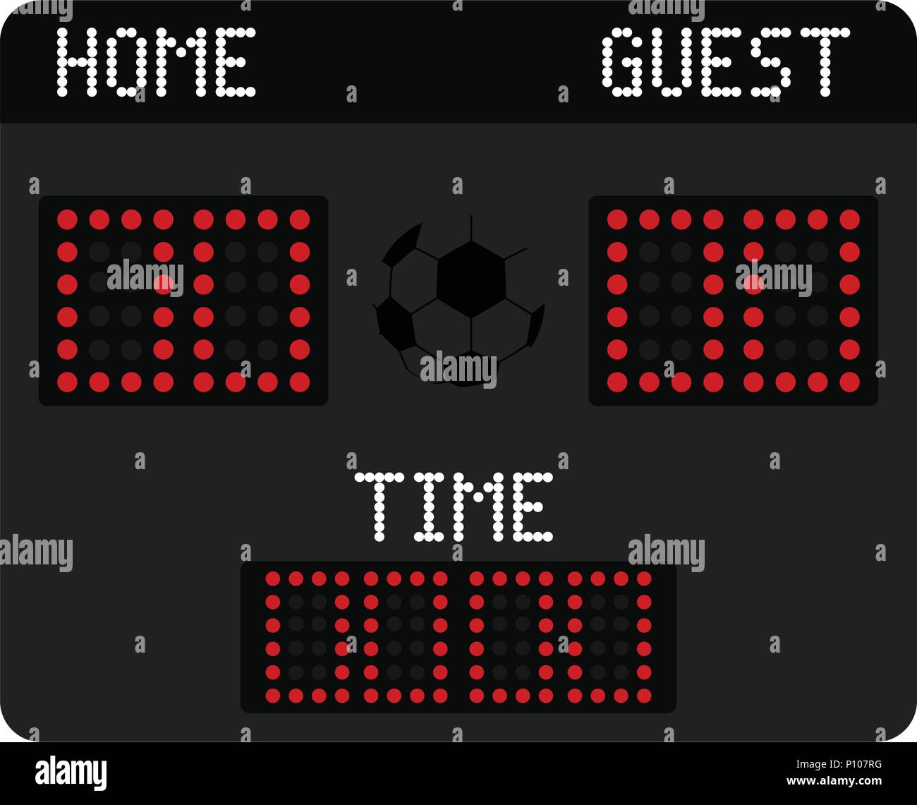 Isolated soccer scoreboard icon Stock Vector Image & Art - Alamy