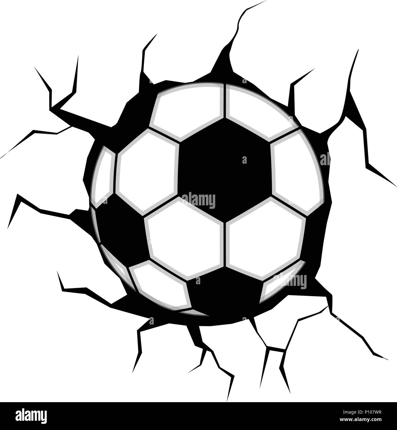 Soccer wall Stock Vector Images - Alamy