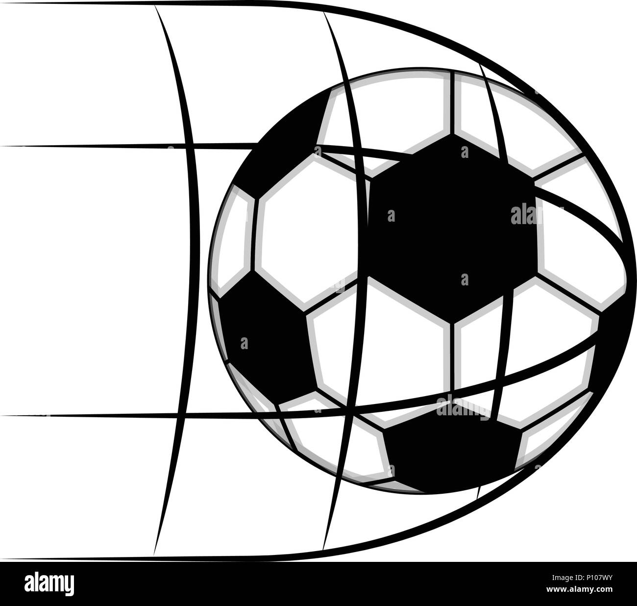Football net studio Stock Vector Images - Alamy
