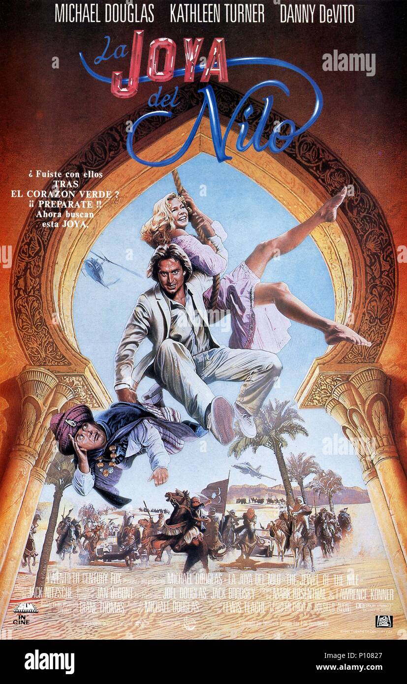 Original Film Title: THE JEWEL OF THE NILE. English Title: THE JEWEL OF THE NILE. Film Director ...