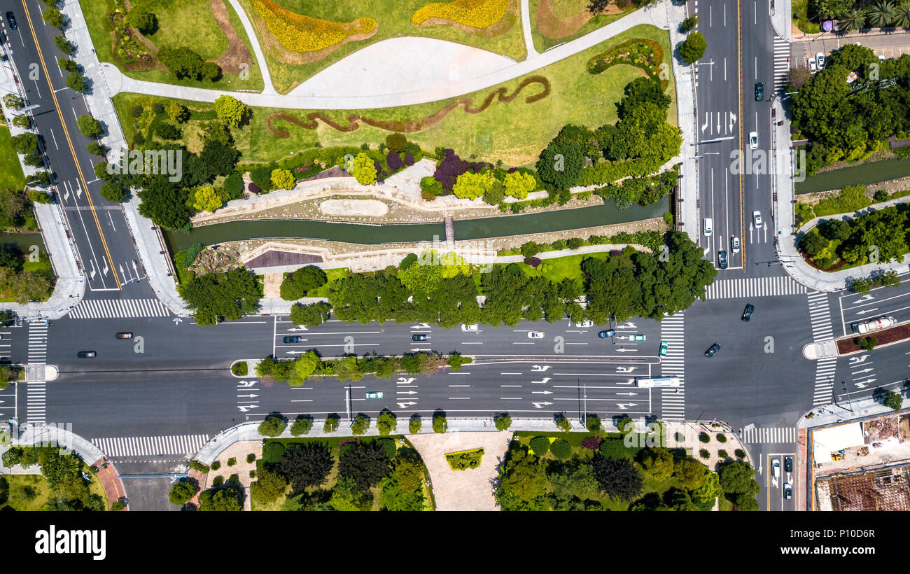 Urban Expressway Network in China Stock Photo - Alamy