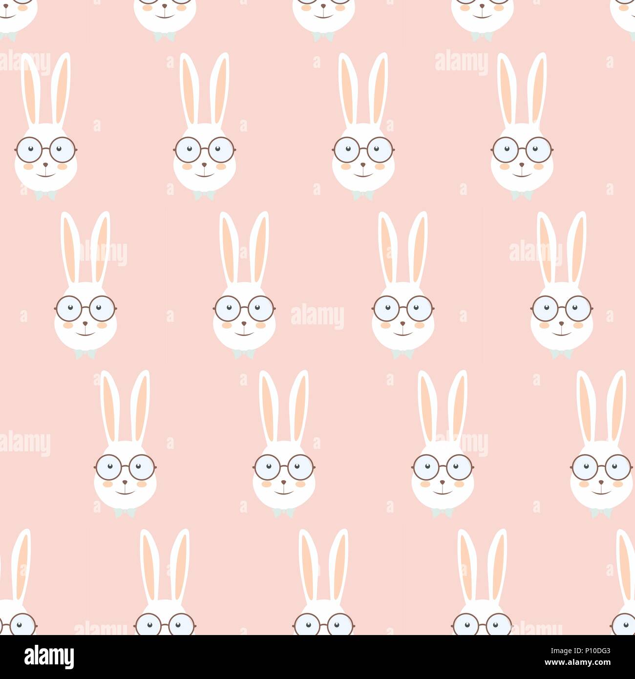 White rabbits Stock Vector Images - Alamy