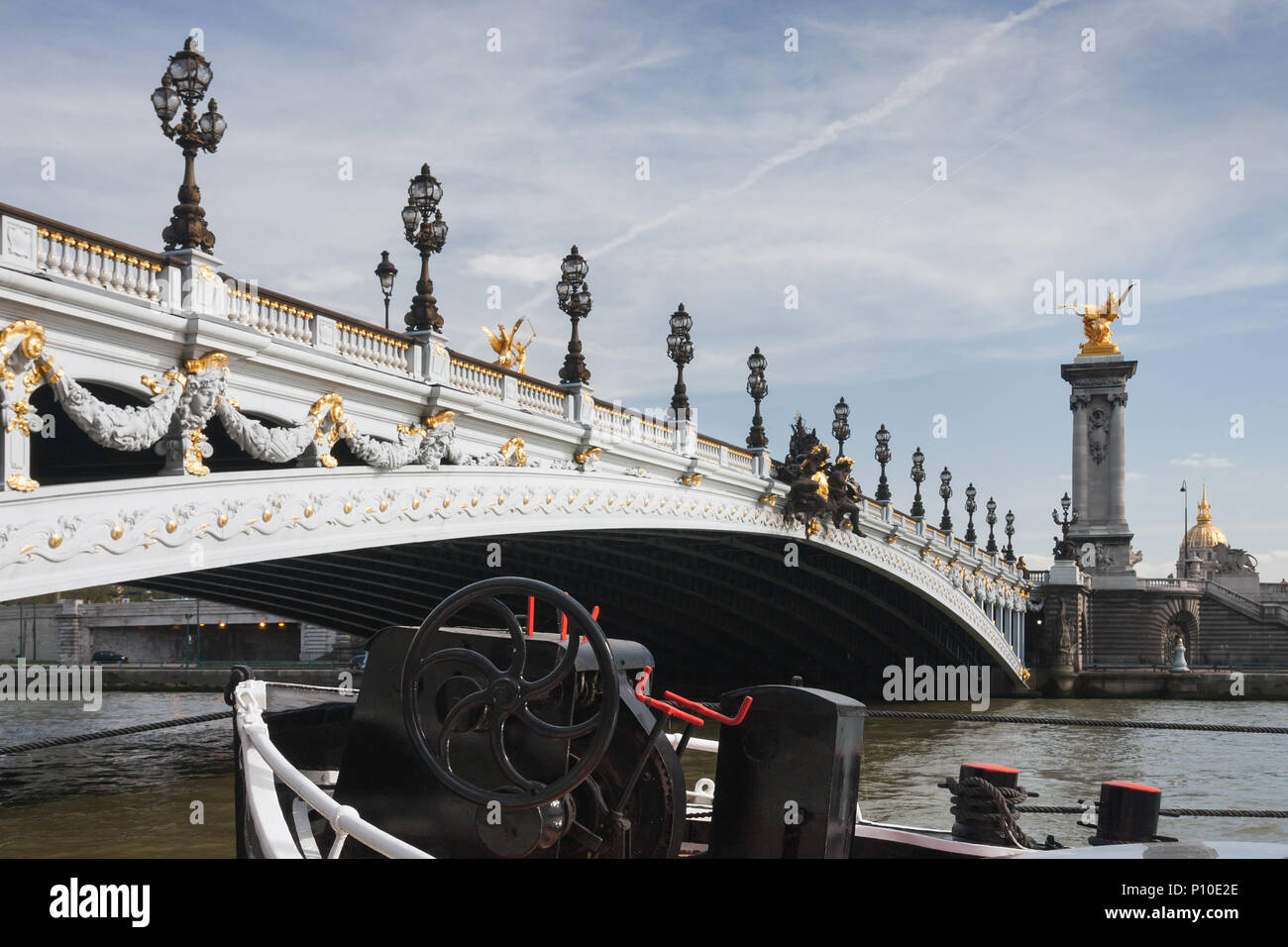 Alexander's third bridge in Paris. France Stock Photo - Alamy