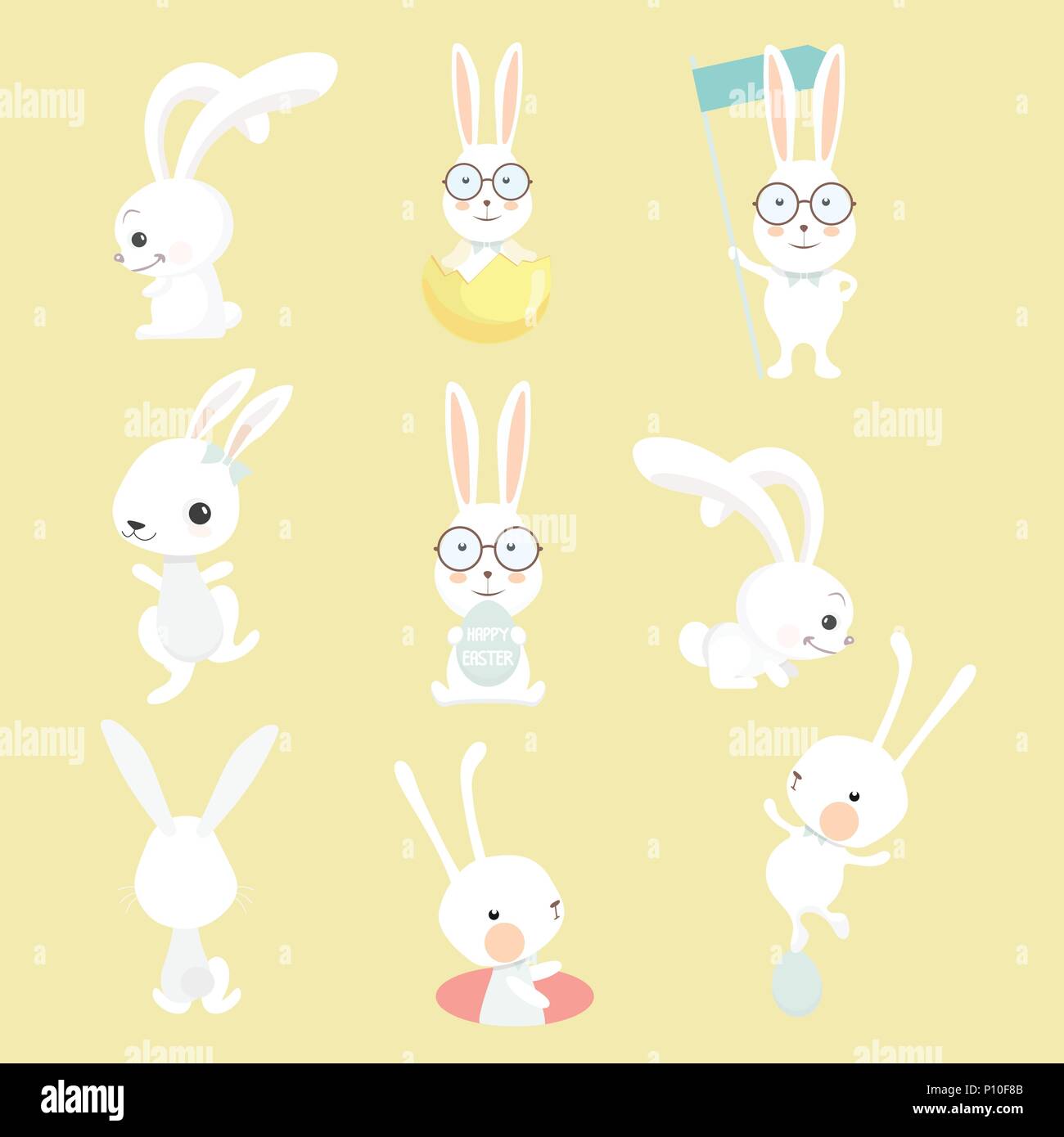 Rabbit Characters Design