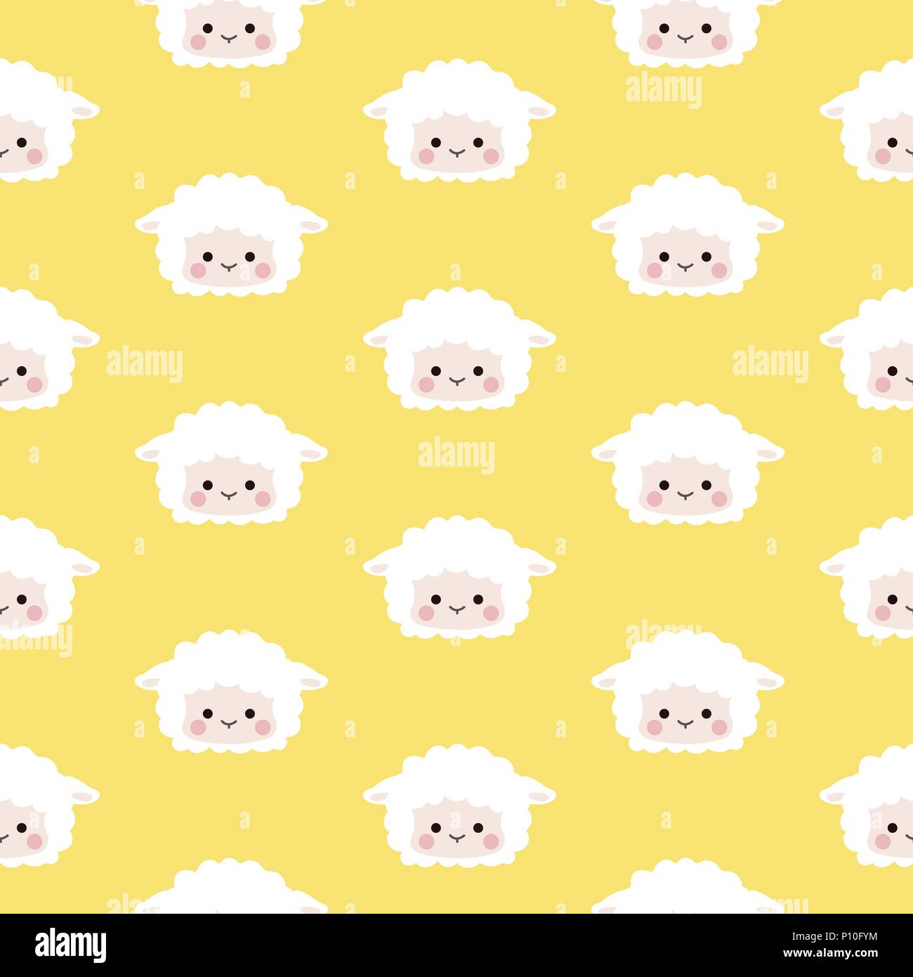 Vector sheep pattern Stock Vector Image & Art - Alamy