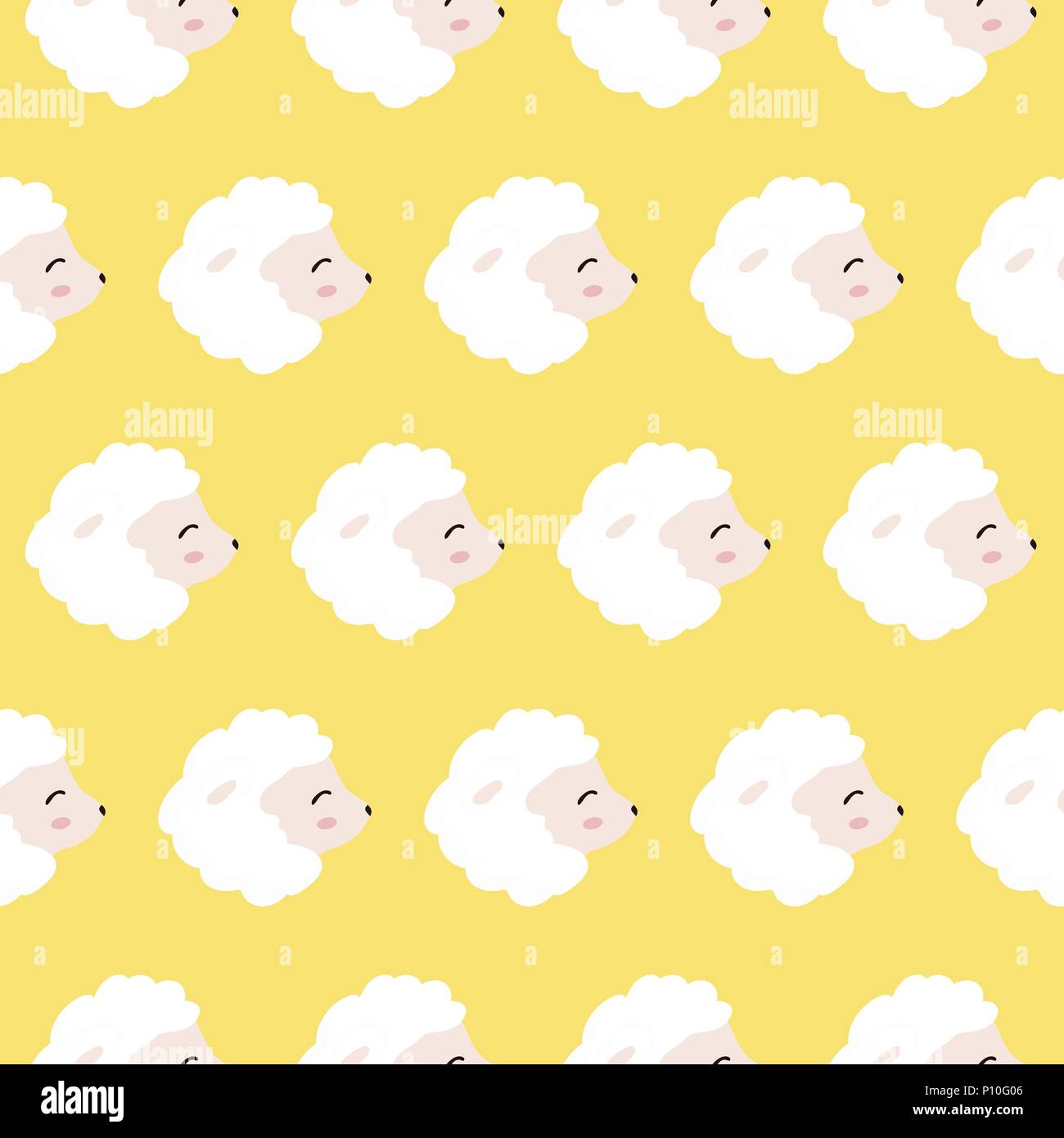 Vector sheep pattern Stock Vector Image & Art - Alamy