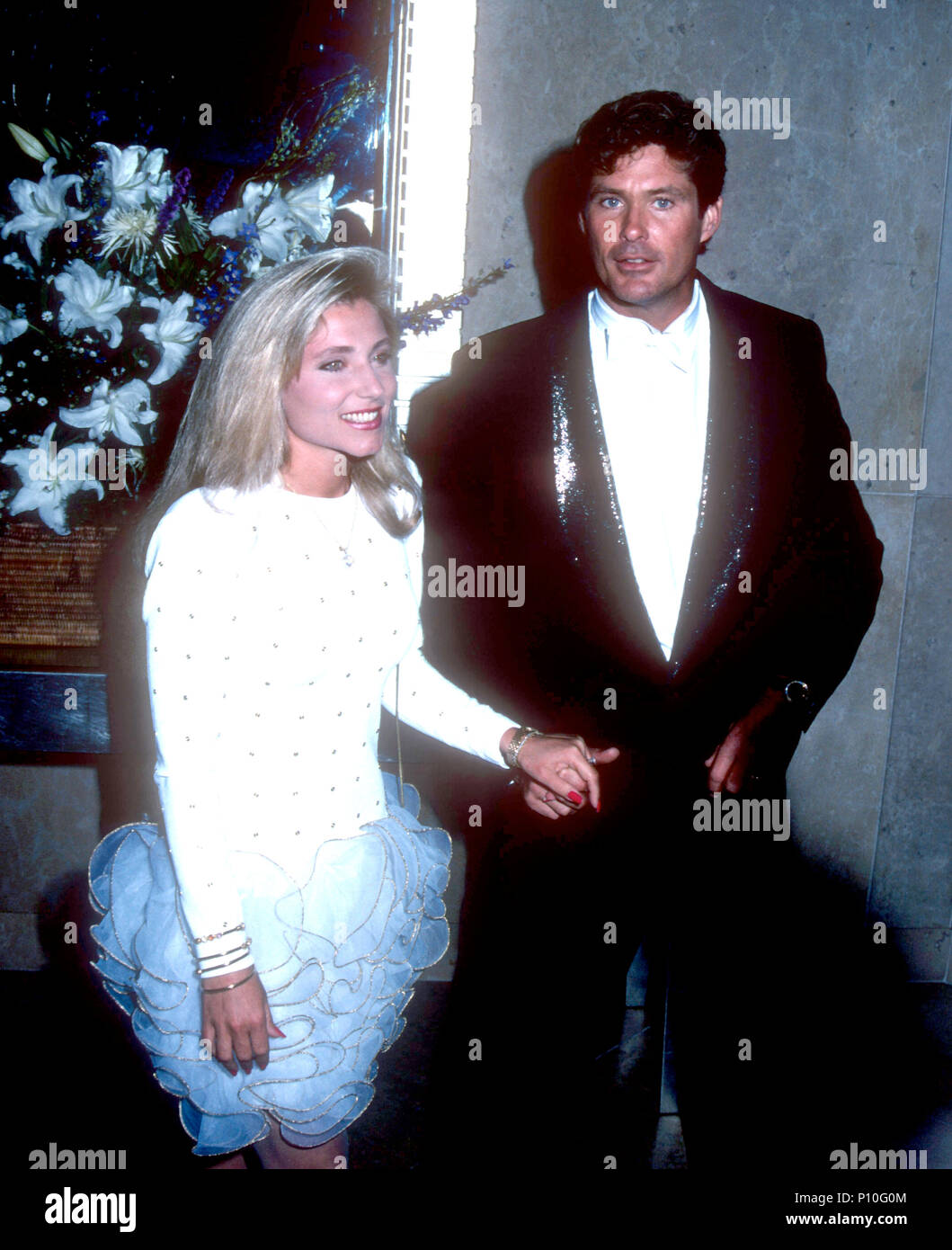 BEVERLY HILLS, CA - SEPTEMBER 07: (L-R) Pamela Bach and husband actor ...