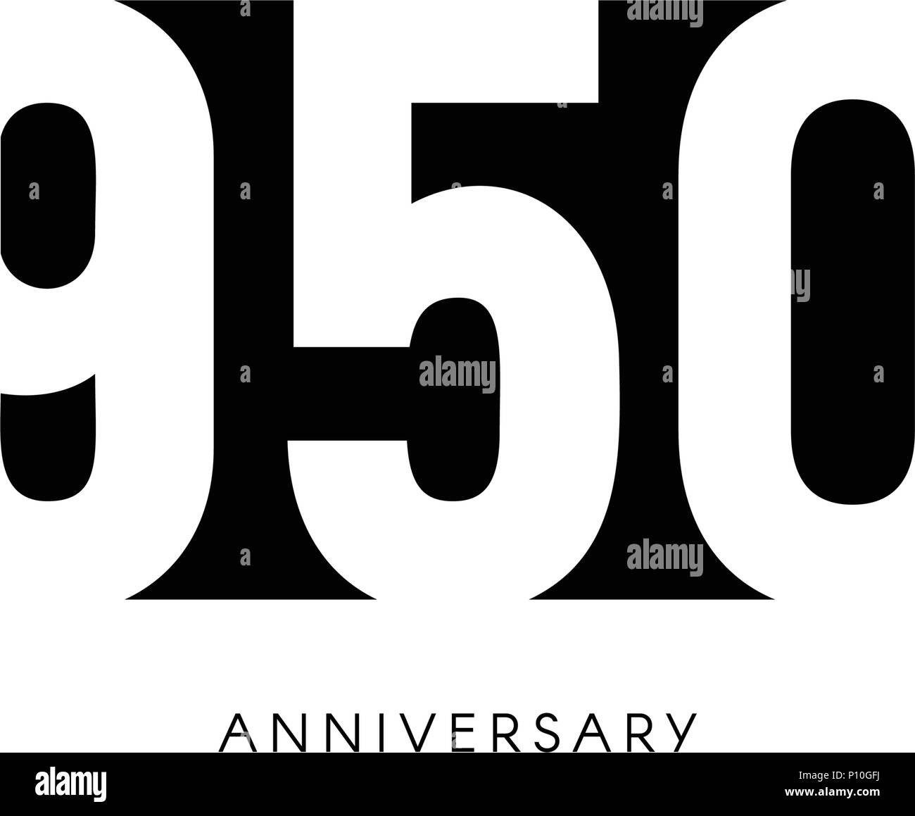 950 years anniversary Stock Vector Images - Alamy