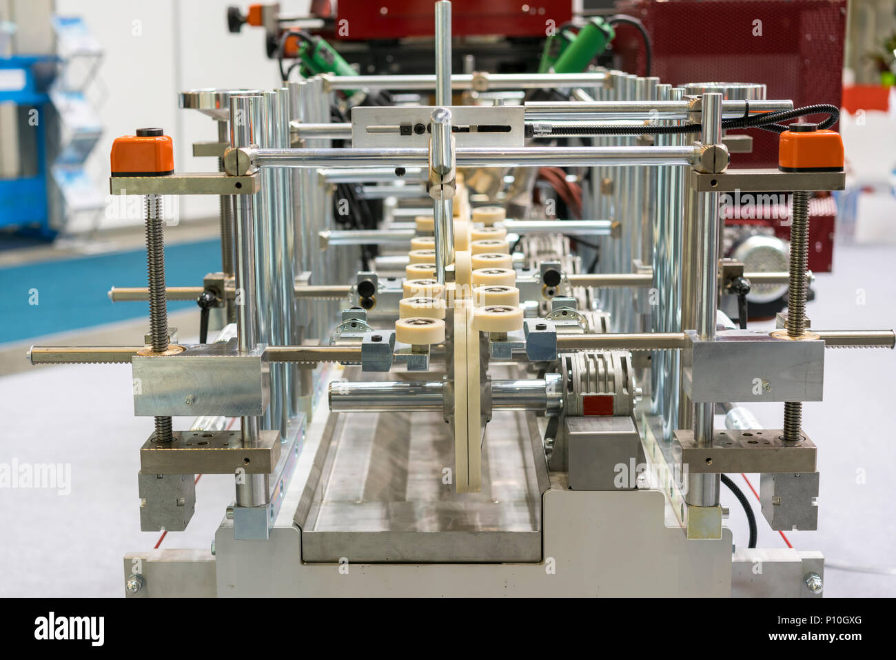 Textile processing machine. Machinery and equipment in a spinning ...