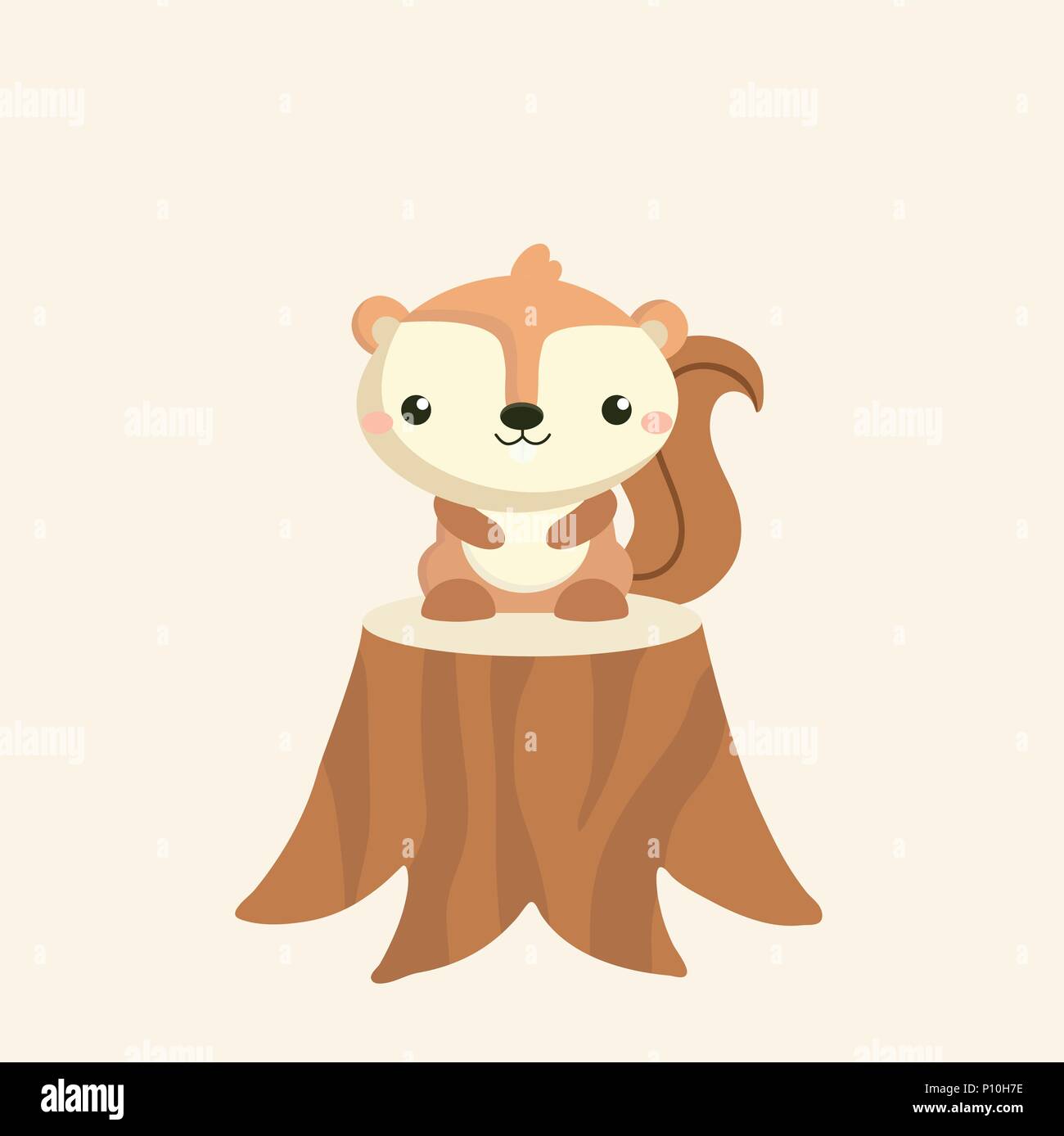 Cute Squirrels Drawing