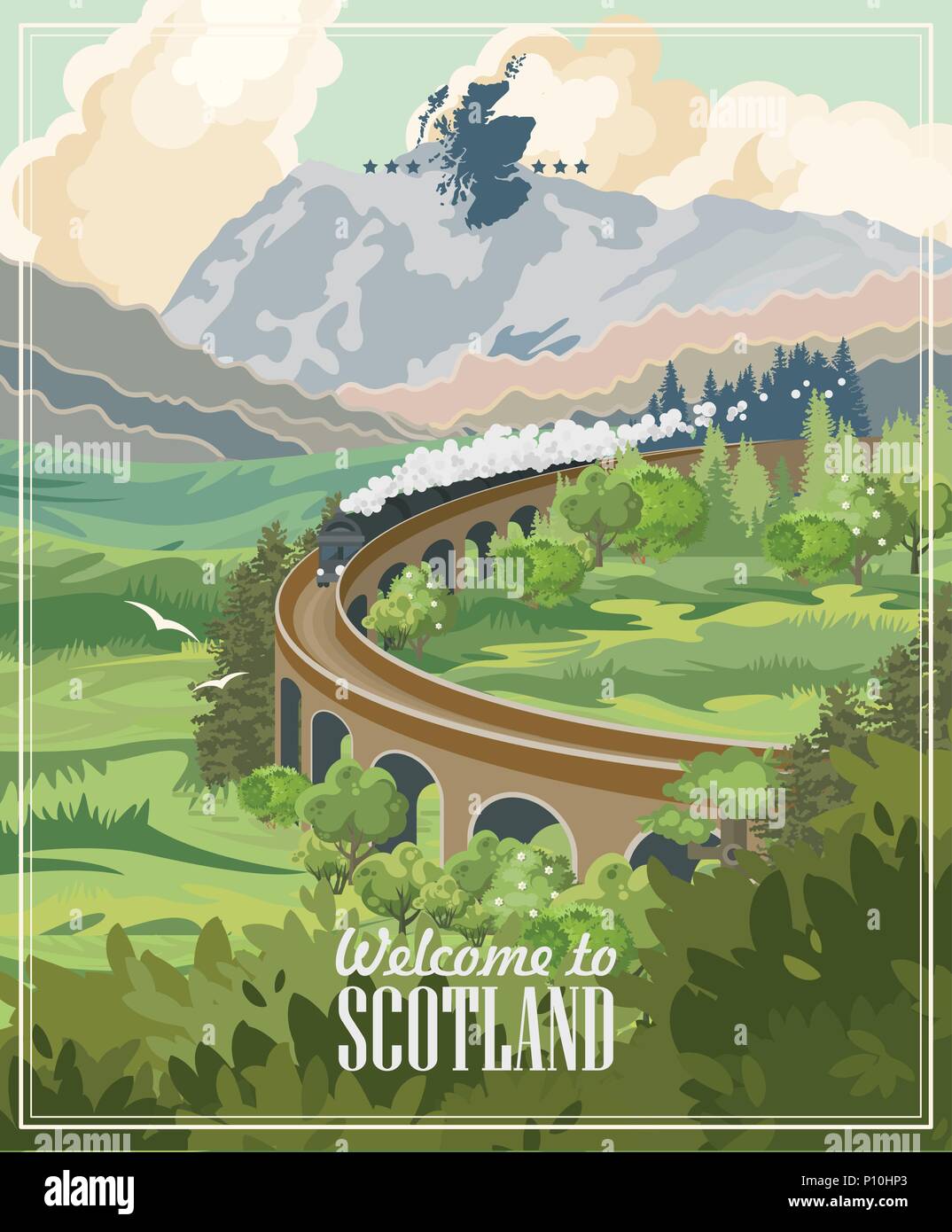 Scottish Thistle Illustration High Resolution Stock Photography and ...