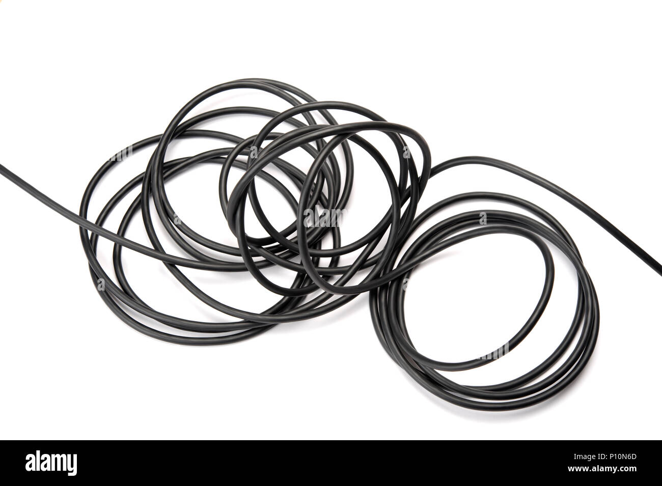 Black power cable cut out Cut Out Stock Images & Pictures - Alamy