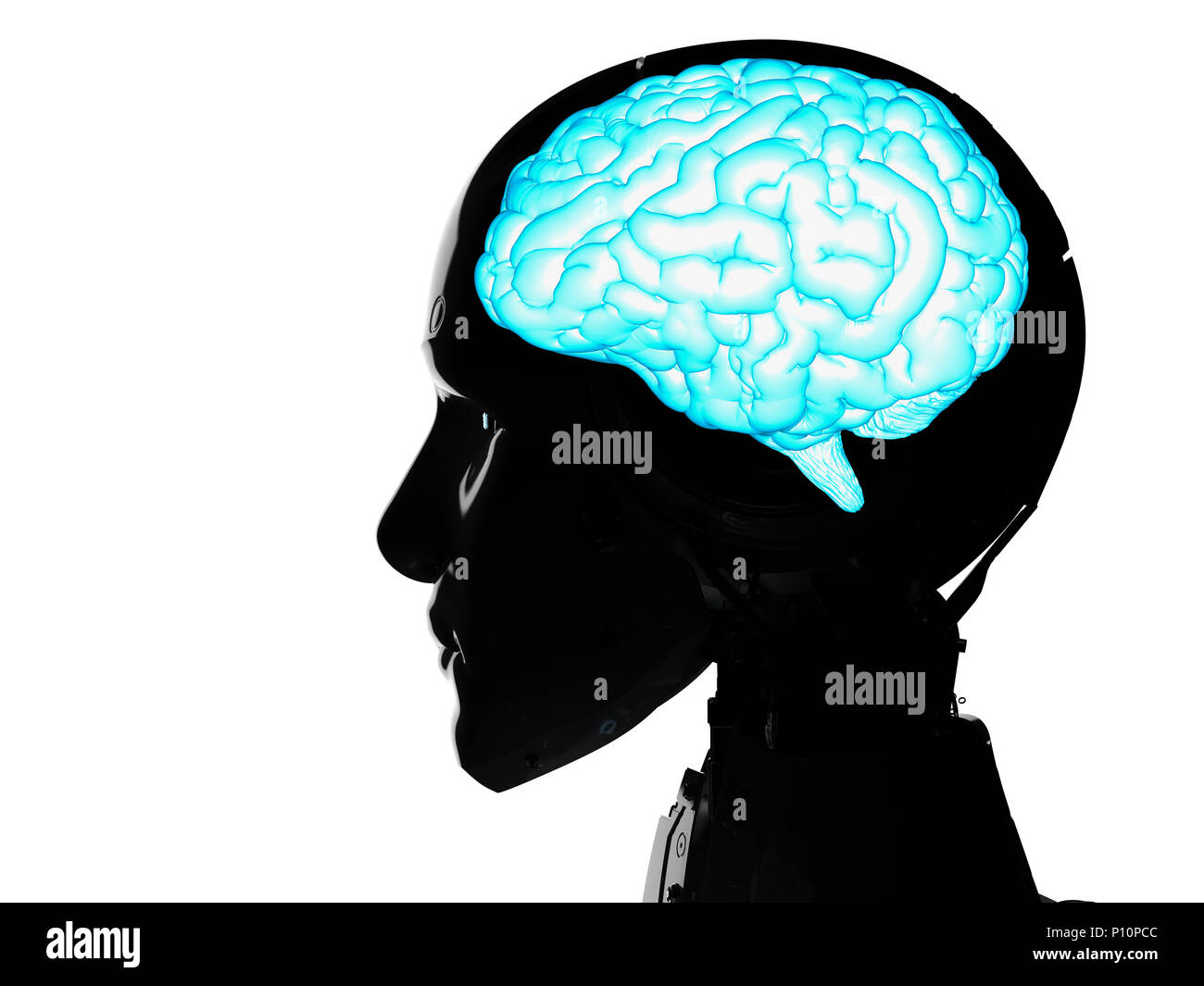 Futuristic ai brain Cut Out Stock Images & Pictures - Alamy