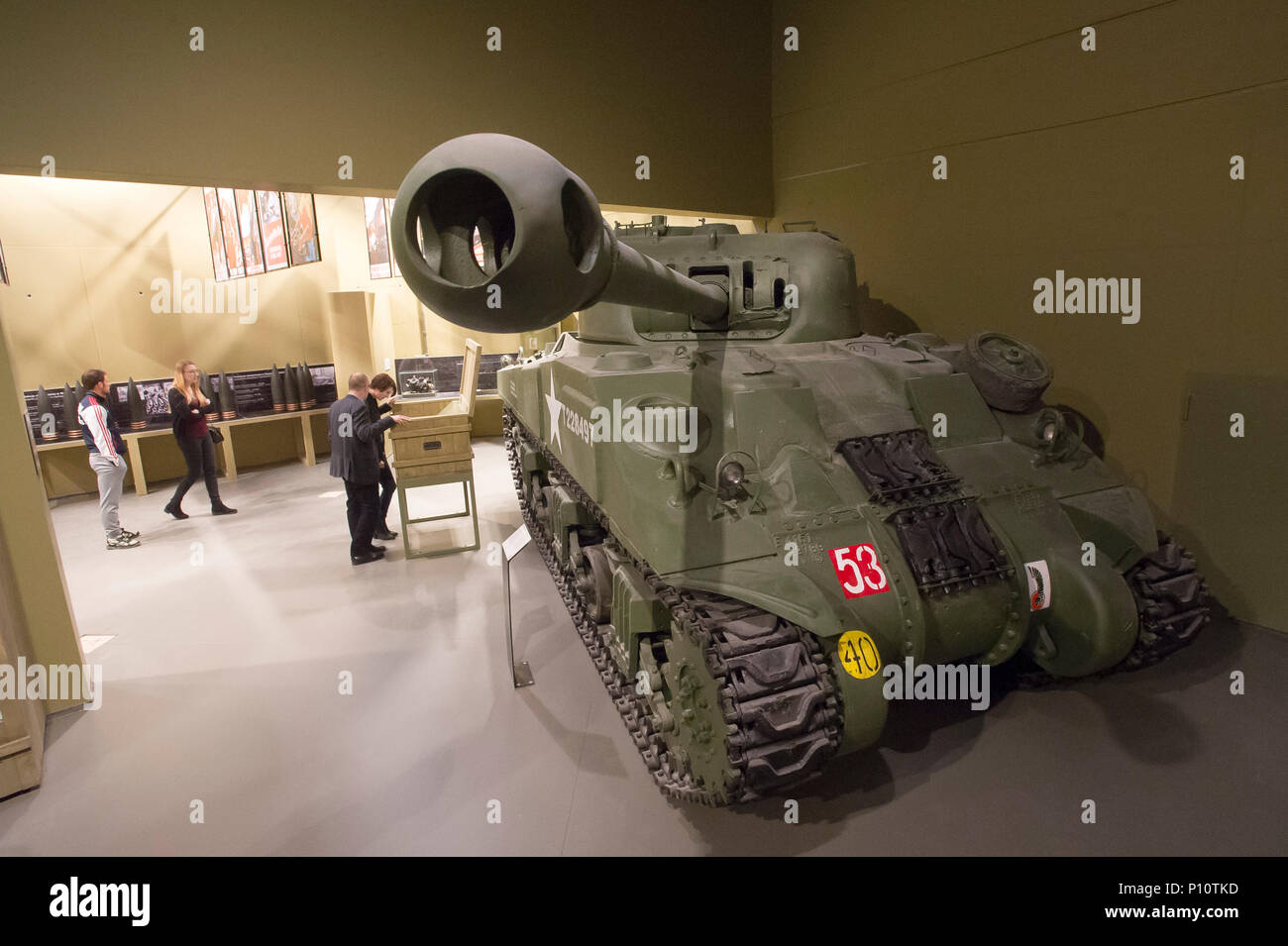 Medium tank Sherman Firefly used by 1st Polish Armoured Division called ...
