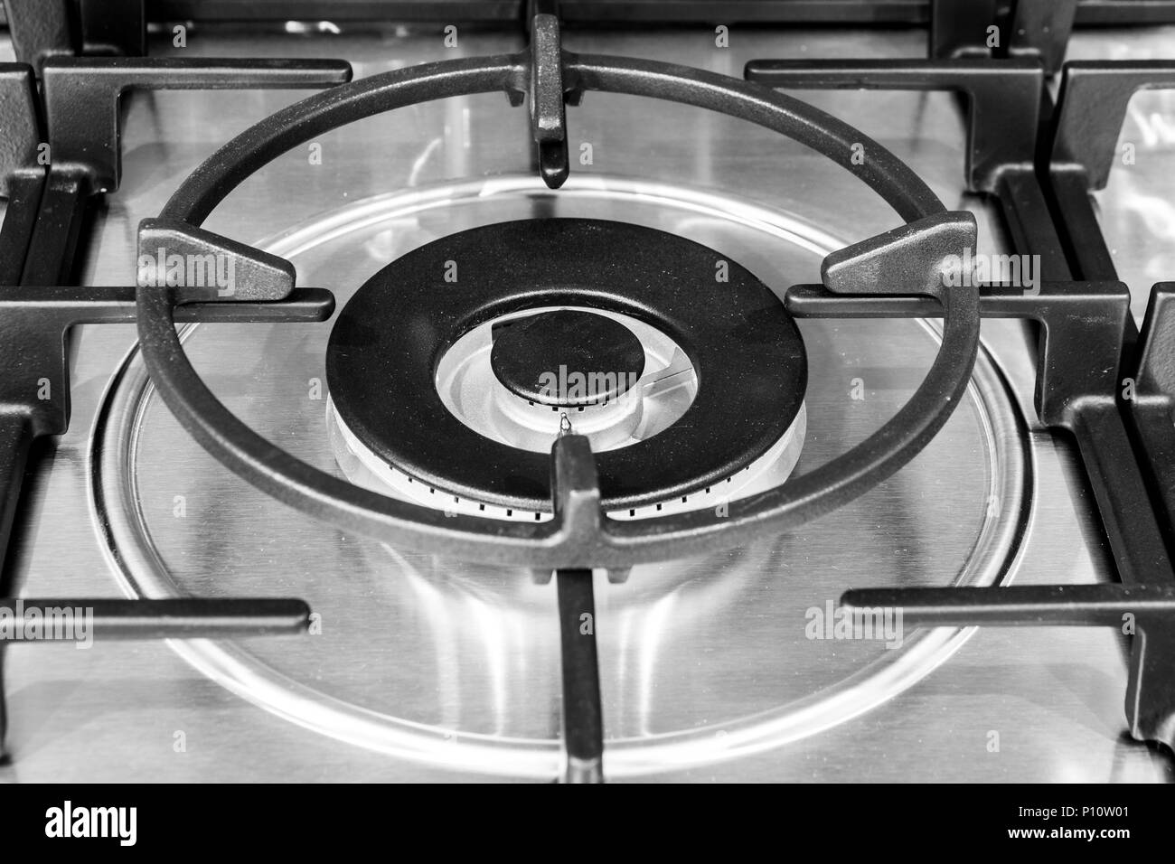 Stove turbo burner closeup Stock Photo - Alamy