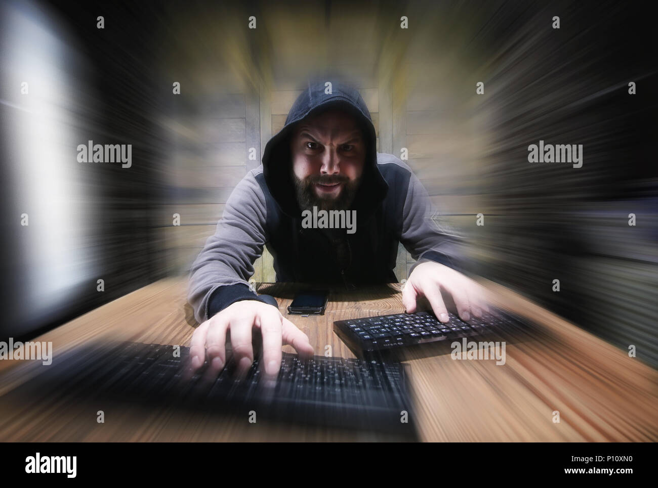 Black business man works behind hi-res stock photography and images - Alamy