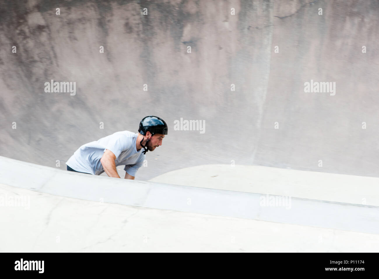 Bicycle acrobatics during RedBull 3in1 BMX competition, Luxembourg City ...