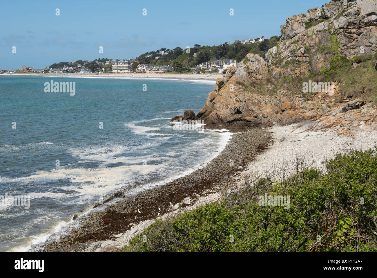 View of Trébeurden, Côtes-d'Armor, Brittany, France Stock Photo - Alamy