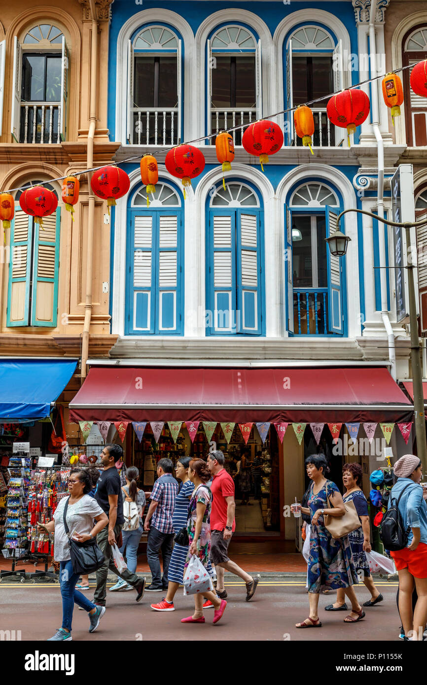 Sago Street, Chinatown, Singapore, Singapore Stock Photo - Alamy