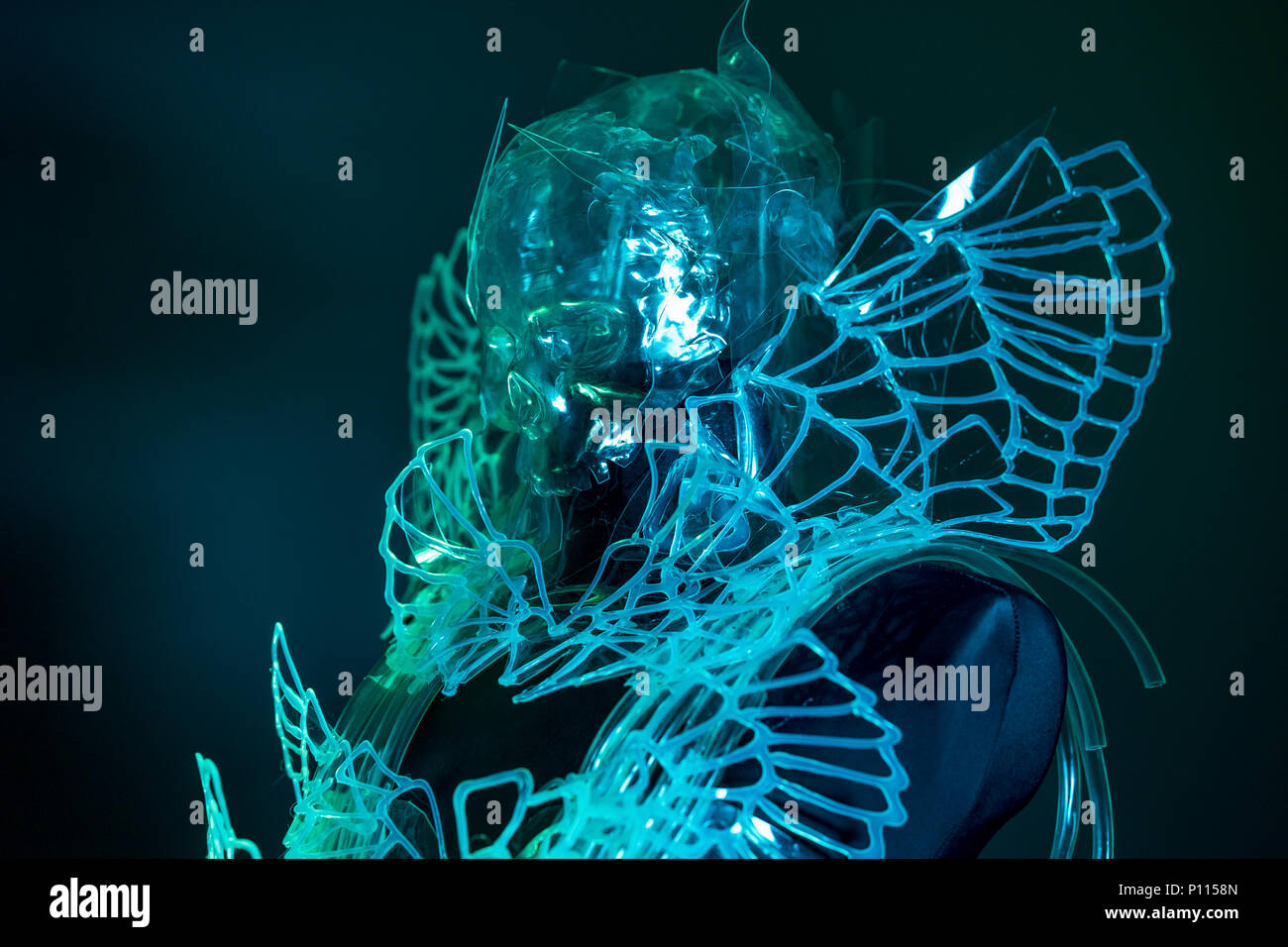 Costume of crystal skull, gothic and dark design made with ...