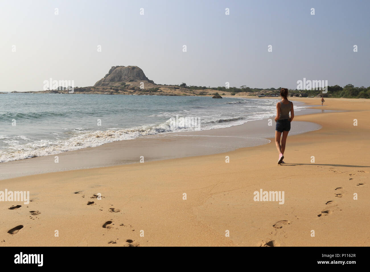 By the beach at yala national park in sri lanka hi-res stock ...