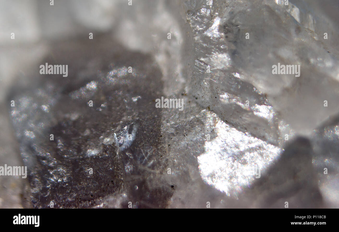 Fluorite - detail photo. Concept of geometric shapes in nature Stock ...