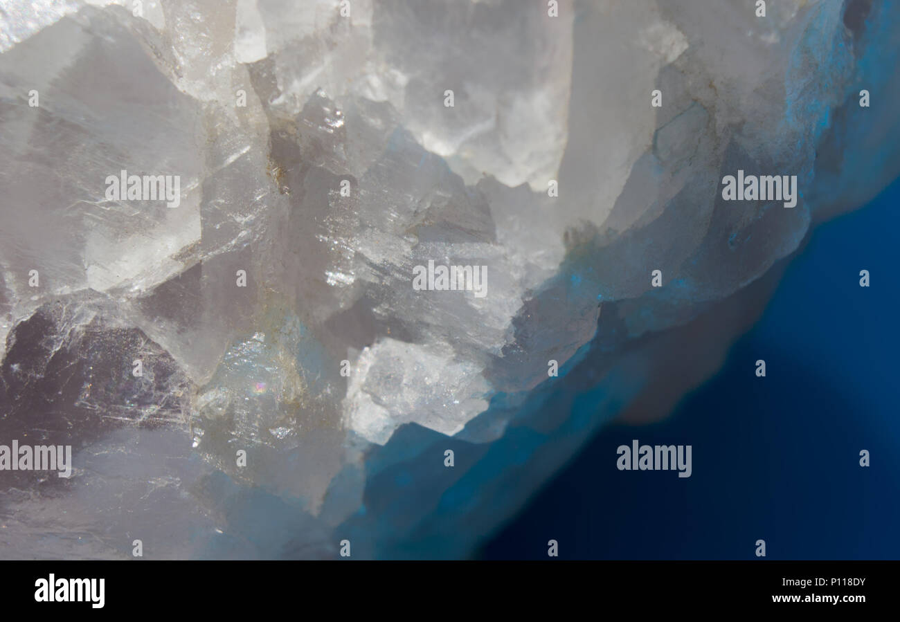 Fluorite - macro photo. Concept of geometric shapes in nature Stock ...