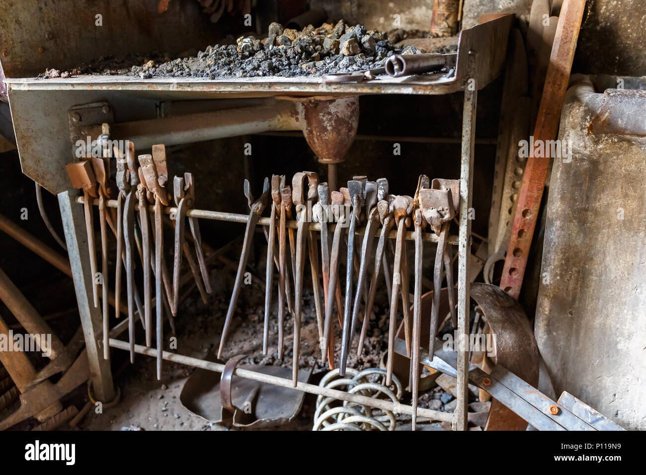 Forge forging tool metal hi-res stock photography and images - Alamy