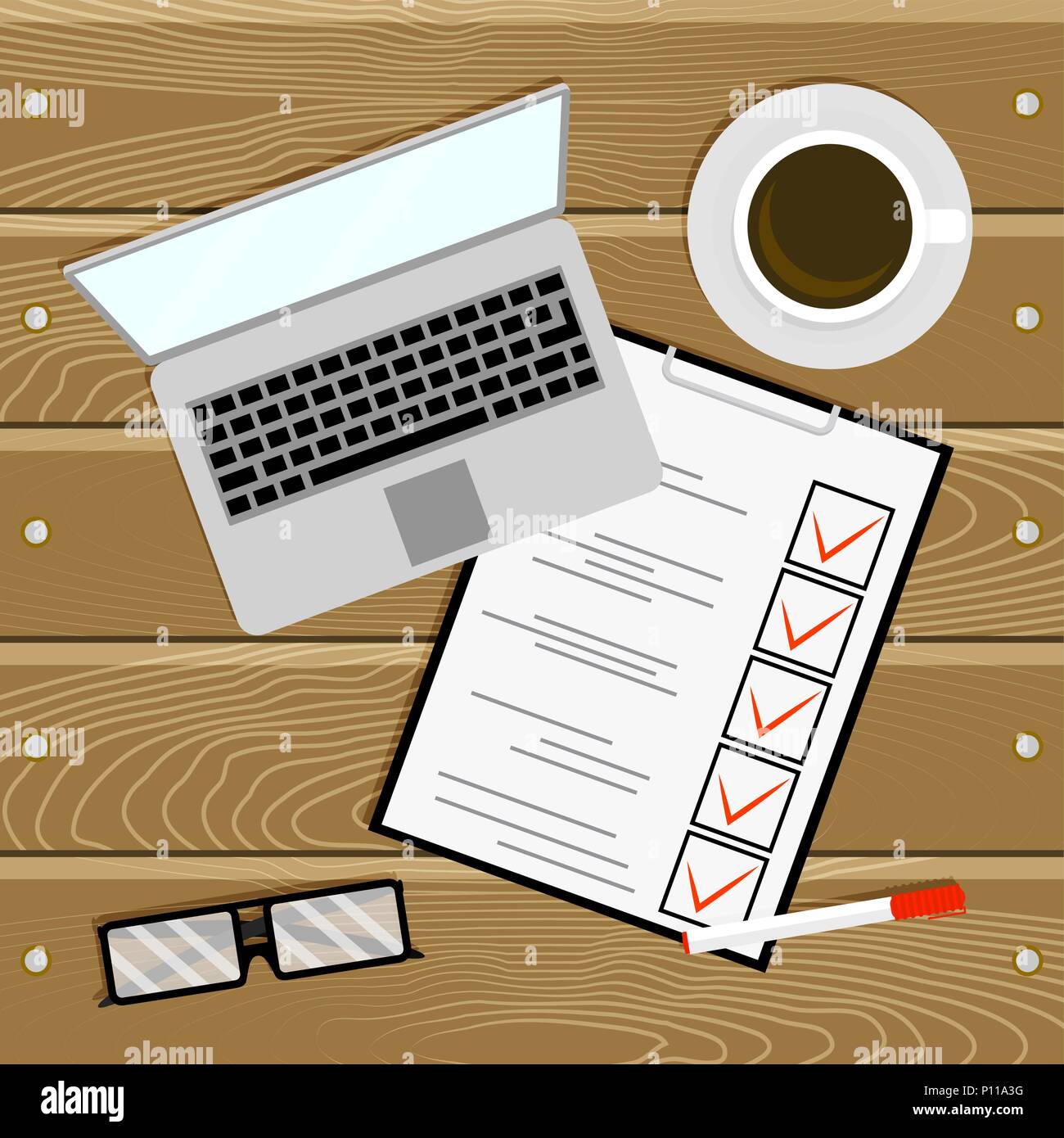 Examination to school and college, exam training. Vector graduation ...