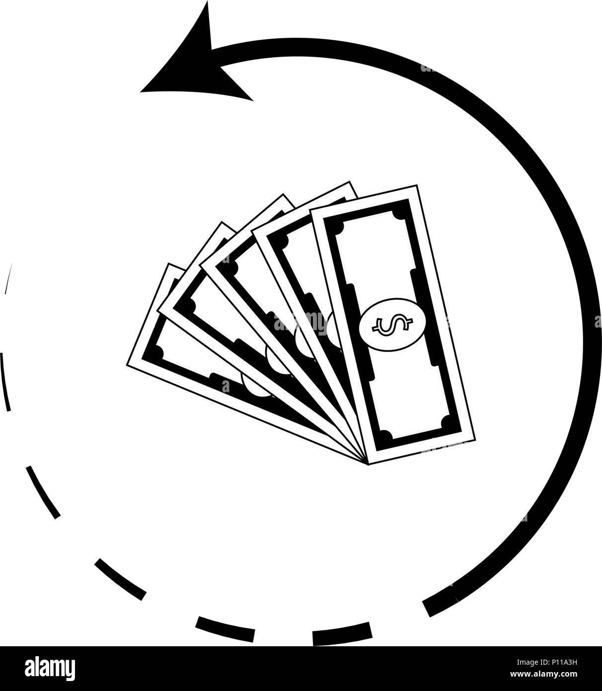 Money back icon. Cashback symbol. Return payment money for shopping ...