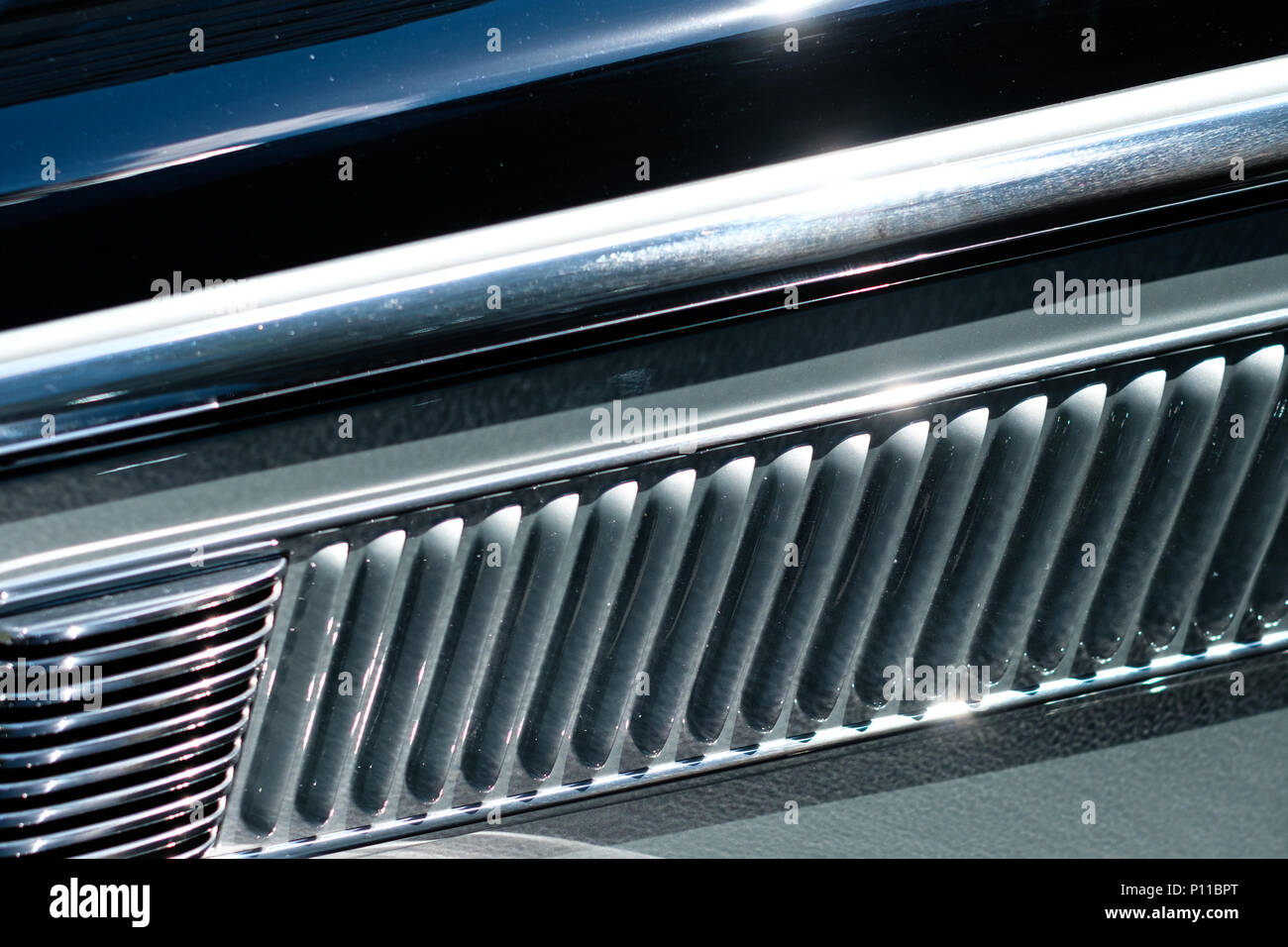 abstract car design detail - concept background steel closeup Stock ...