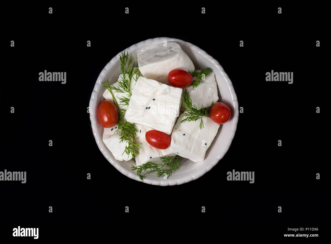 Nabulsi Arabic cheese bowl Stock Photo - Alamy