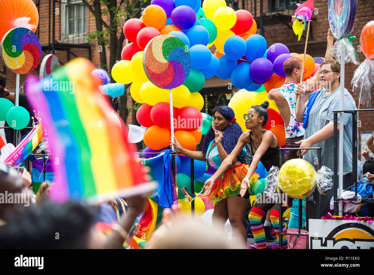 Usa balloons flags hi-res stock photography and images - Alamy