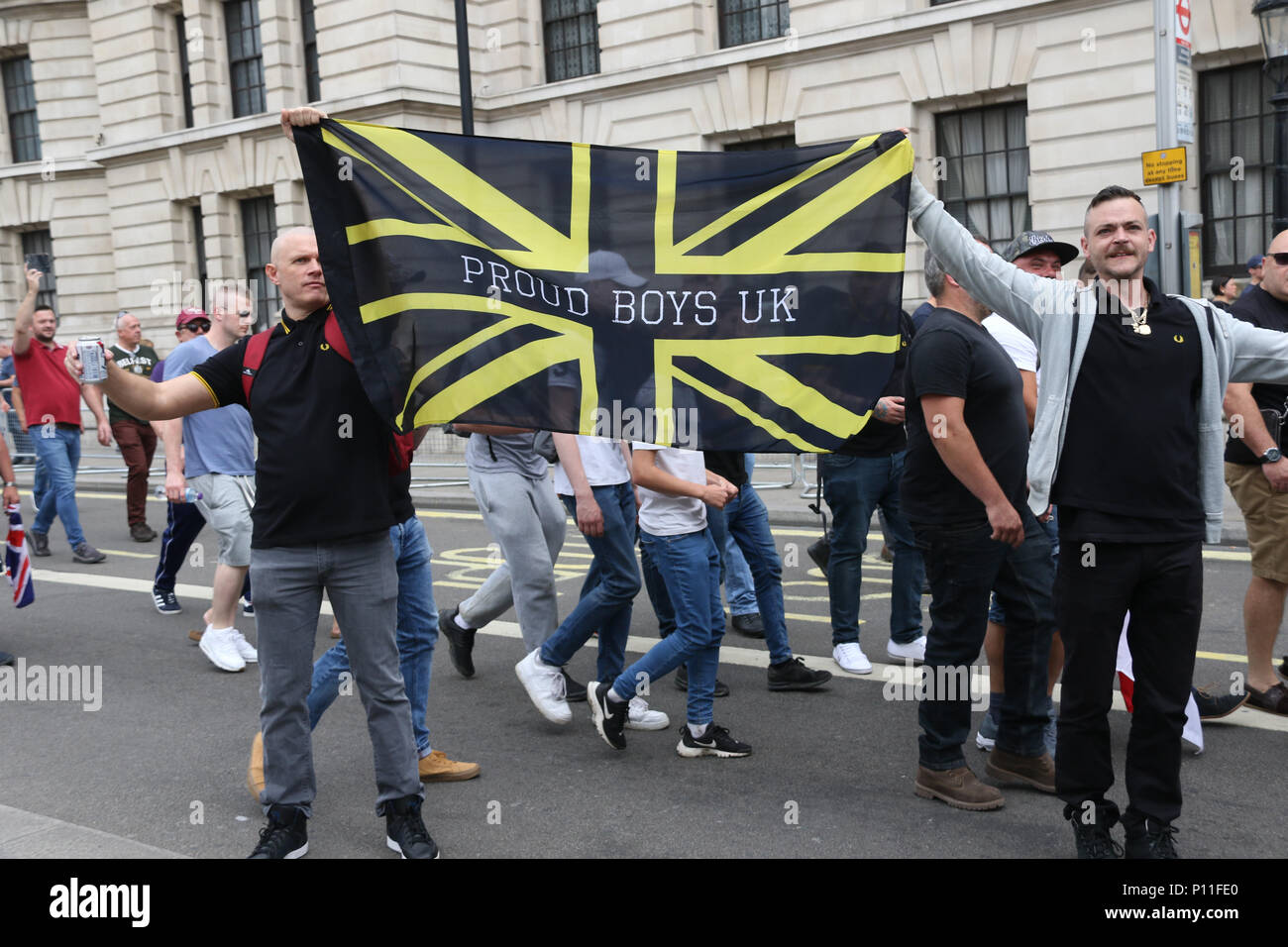 London, England. 9th June 2018. Tens of thousands of patriotic English ...