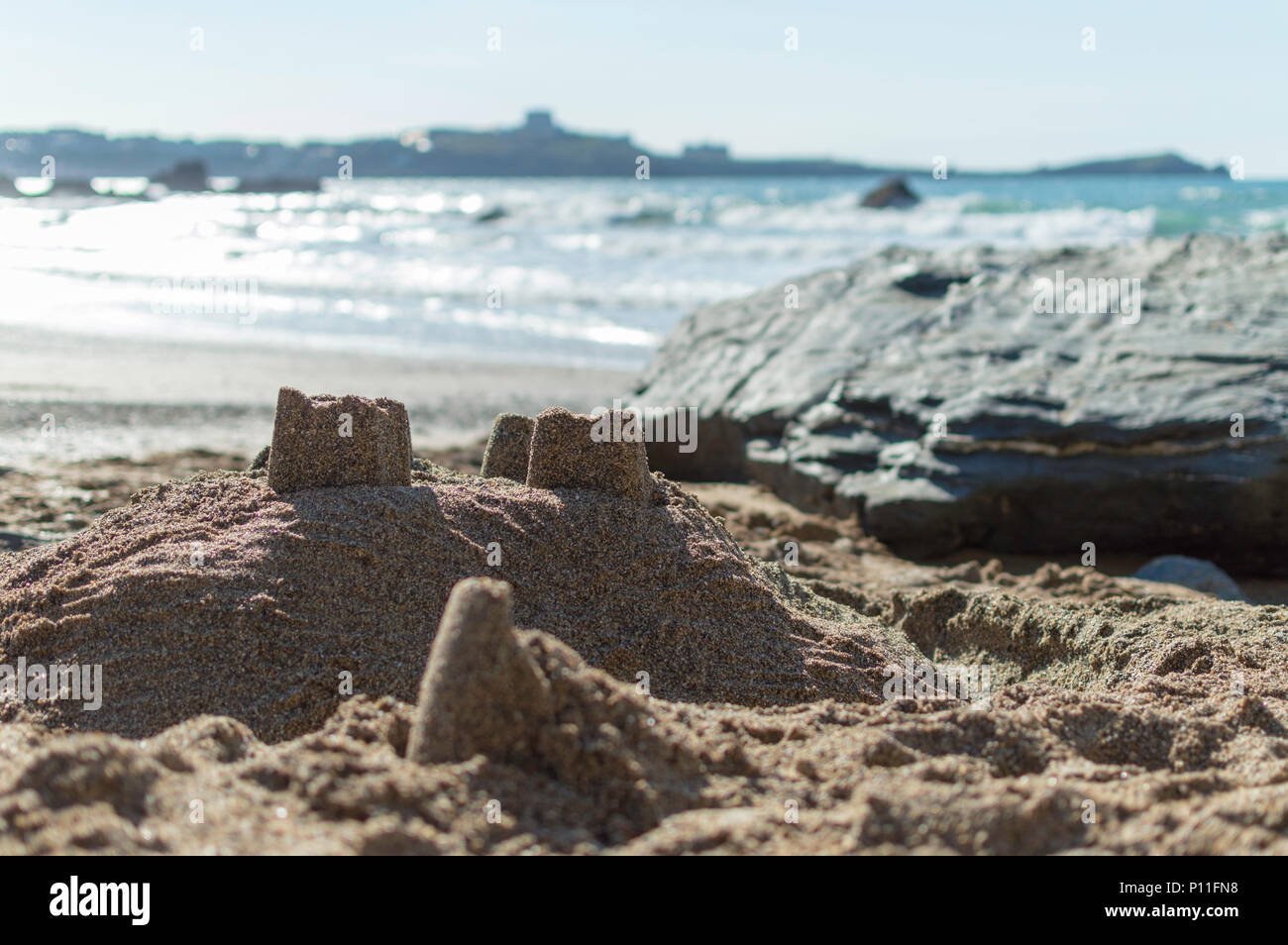 Crumbling sandcastle hi-res stock photography and images - Alamy