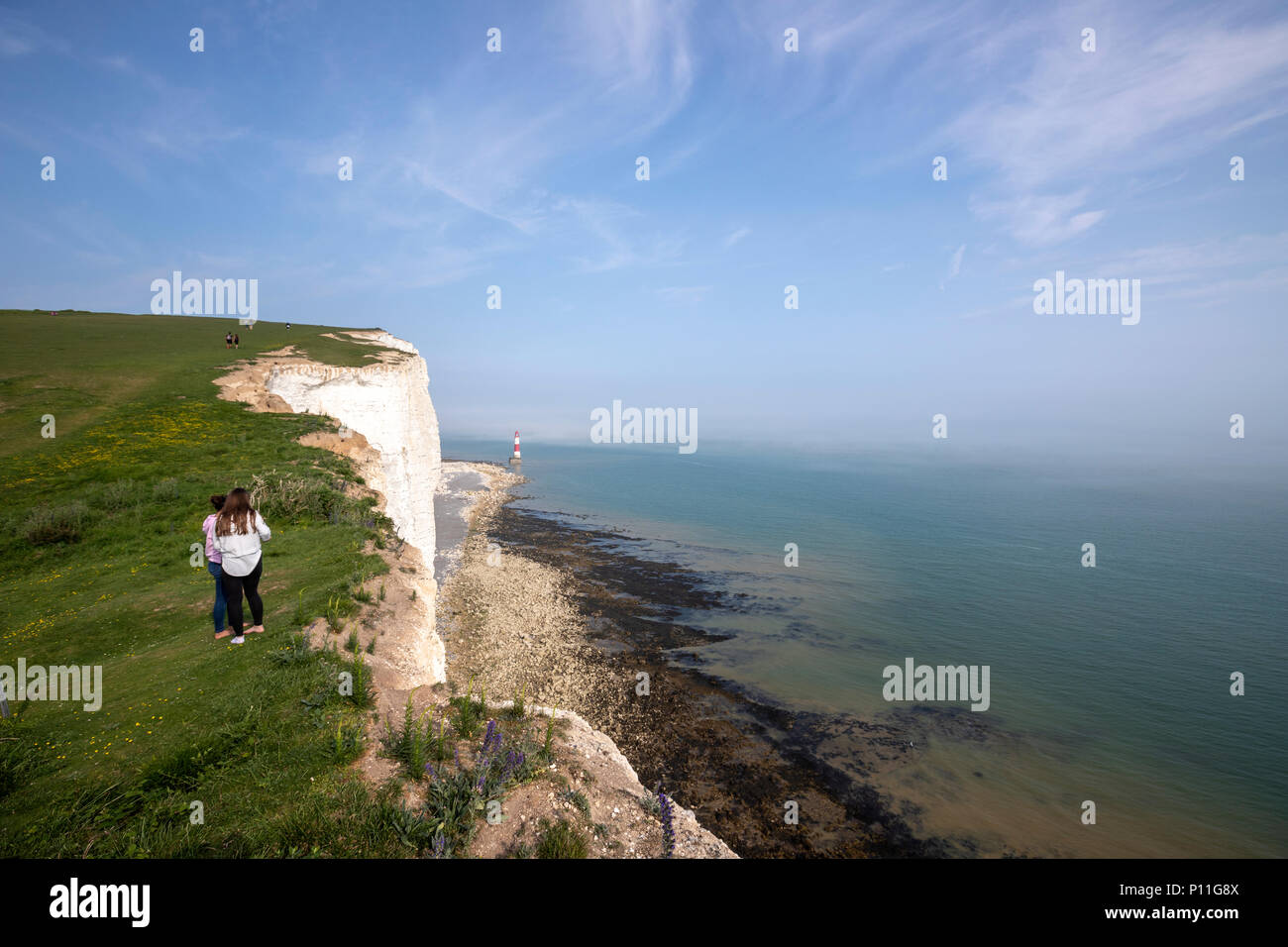 Beachy Head East Sussex Walking High Resolution Stock Photography and ...