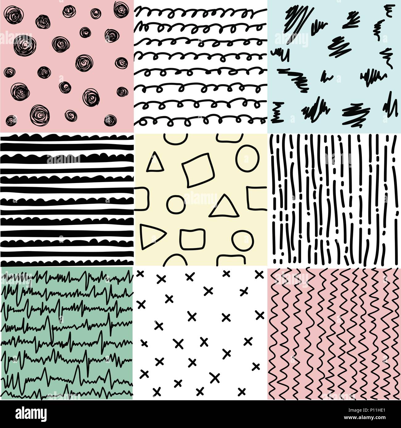 Digital child patterns hi-res stock photography and images - Alamy