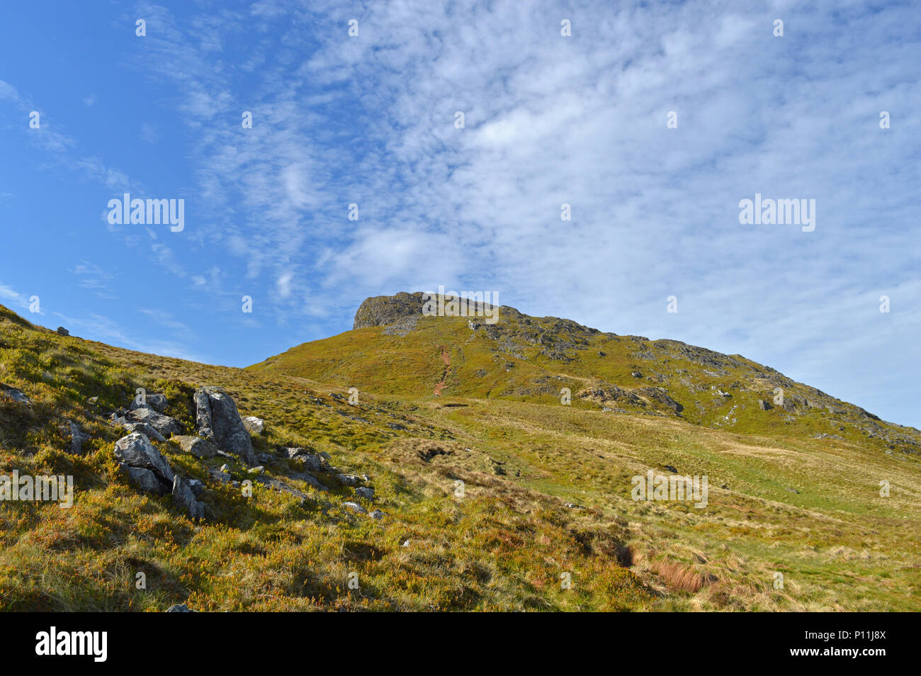 Benllyn on Aran Fawddwy Stock Photo - Alamy