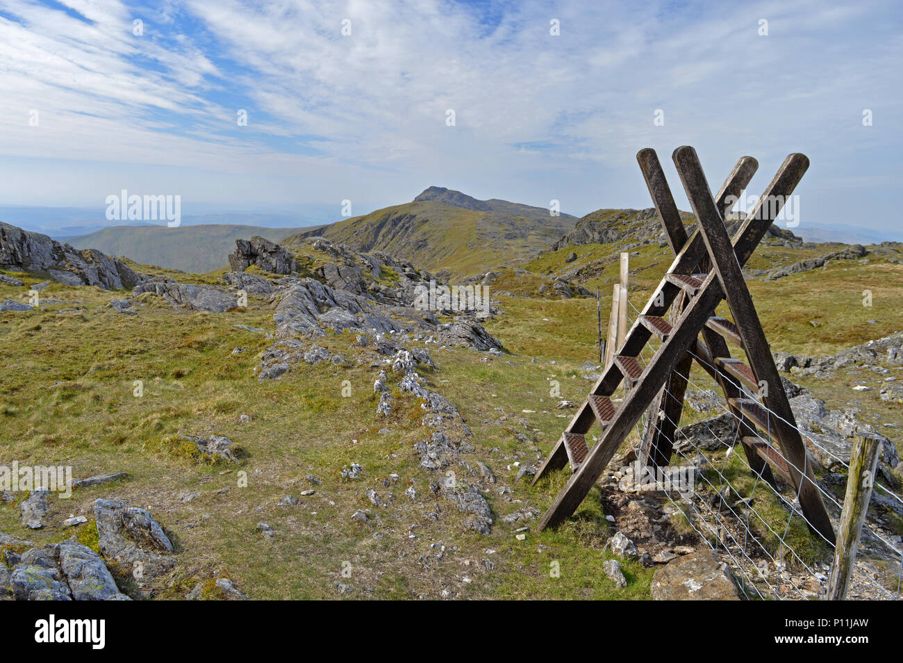 Summit of Aran Fawddwy Stock Photo - Alamy