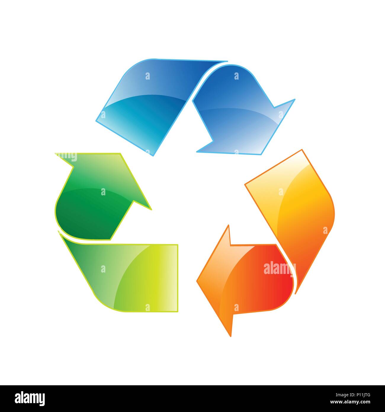 Art recycled product Stock Vector Images - Alamy