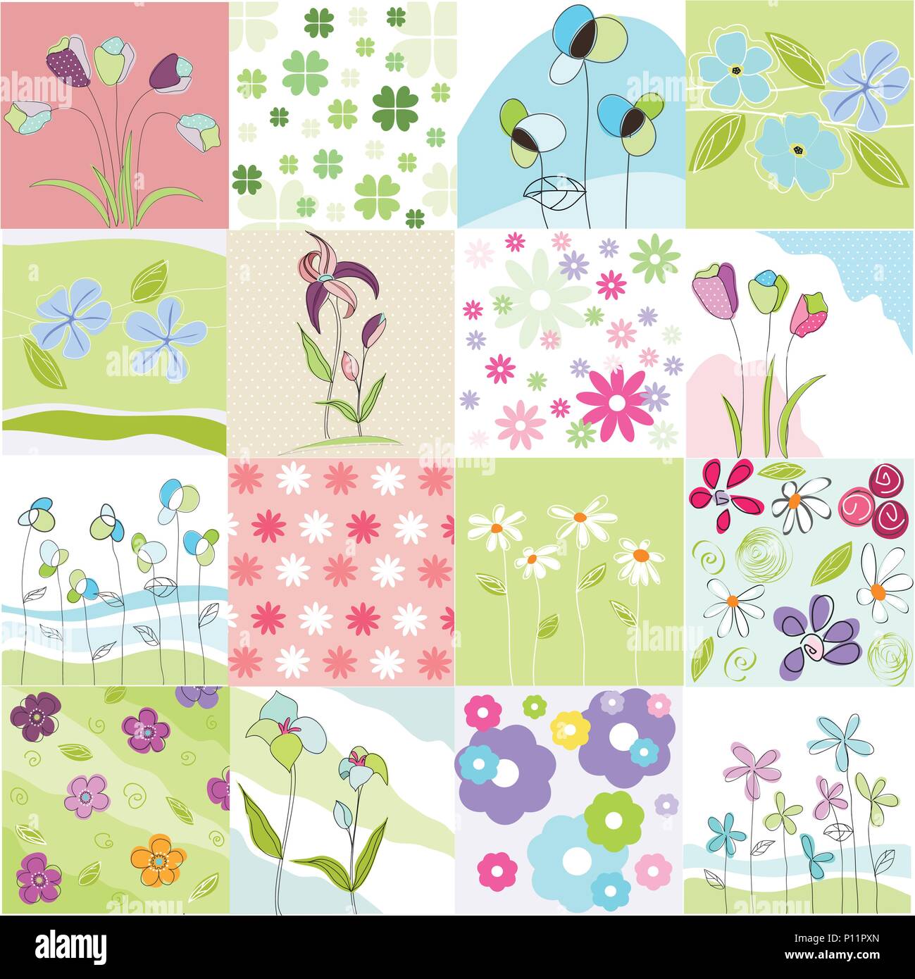 Fabric border patterns Stock Vector Images - Alamy