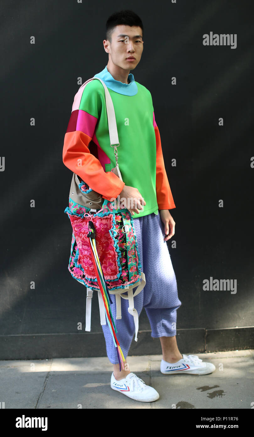 Chinese model martin xu wears designs hi-res stock photography and ...