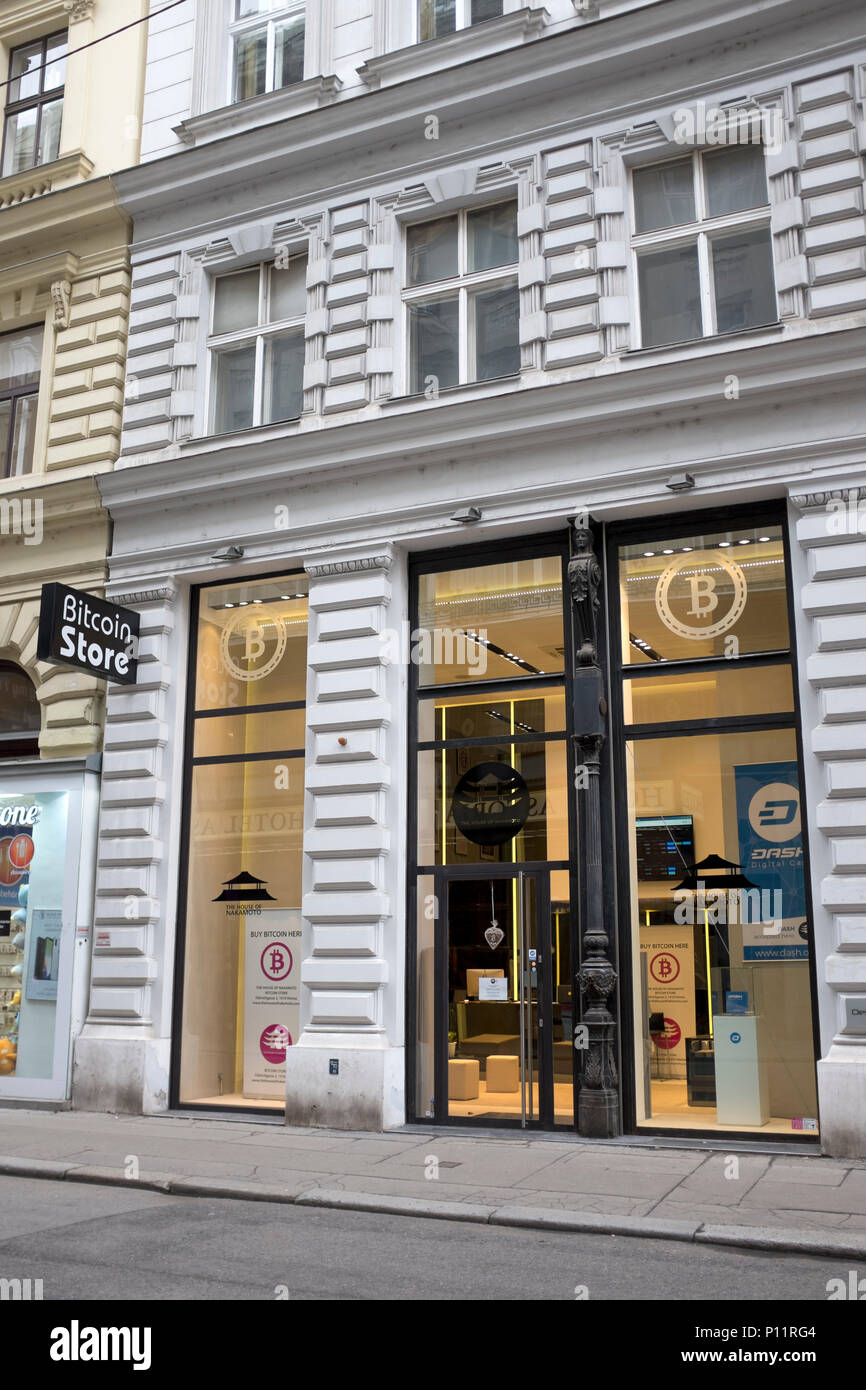 Bitcoin Store Vienna Austria Stock Photo - Alamy