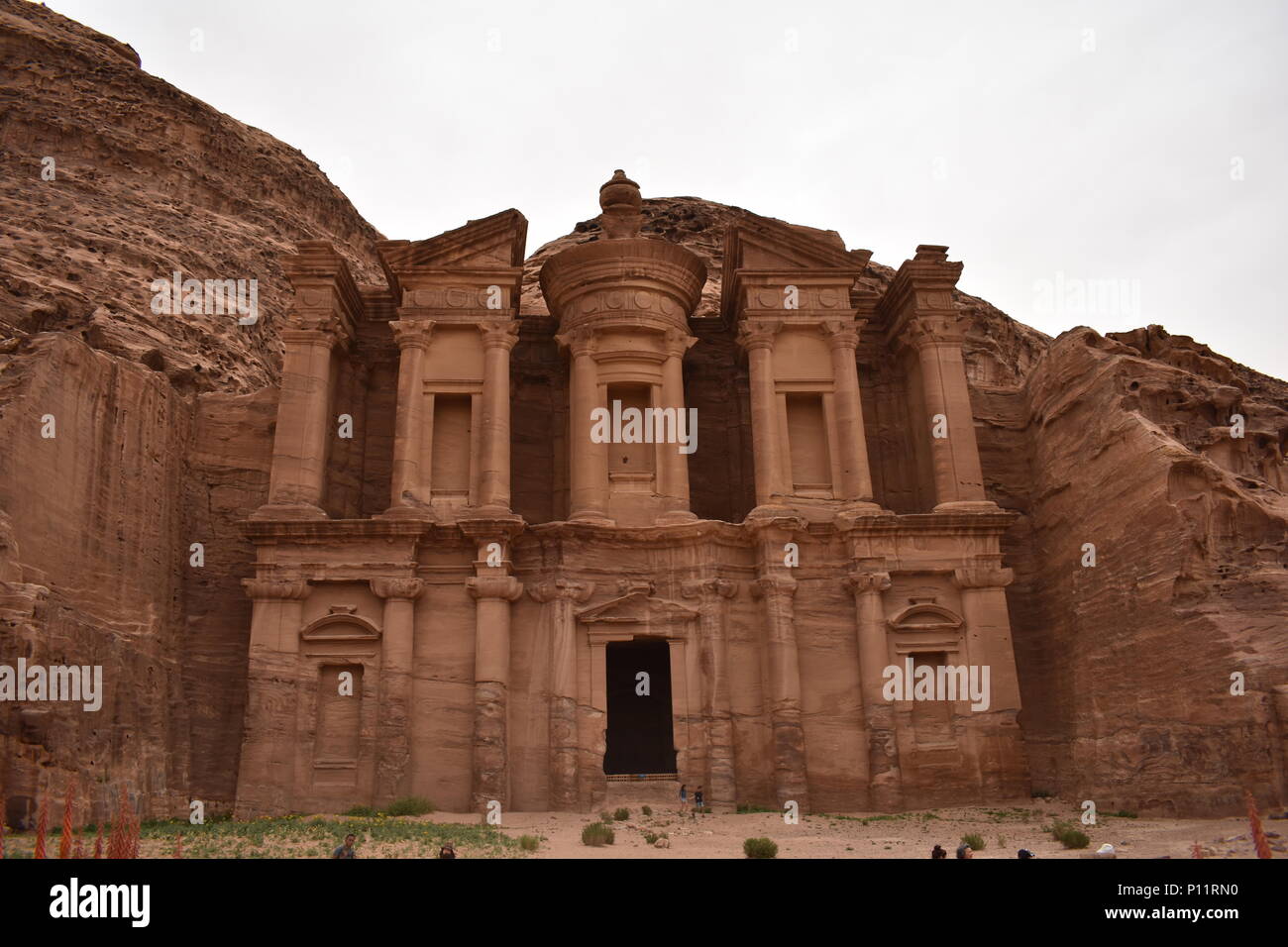 The Petra Monastery in Jordan is the far end of the historical and ...