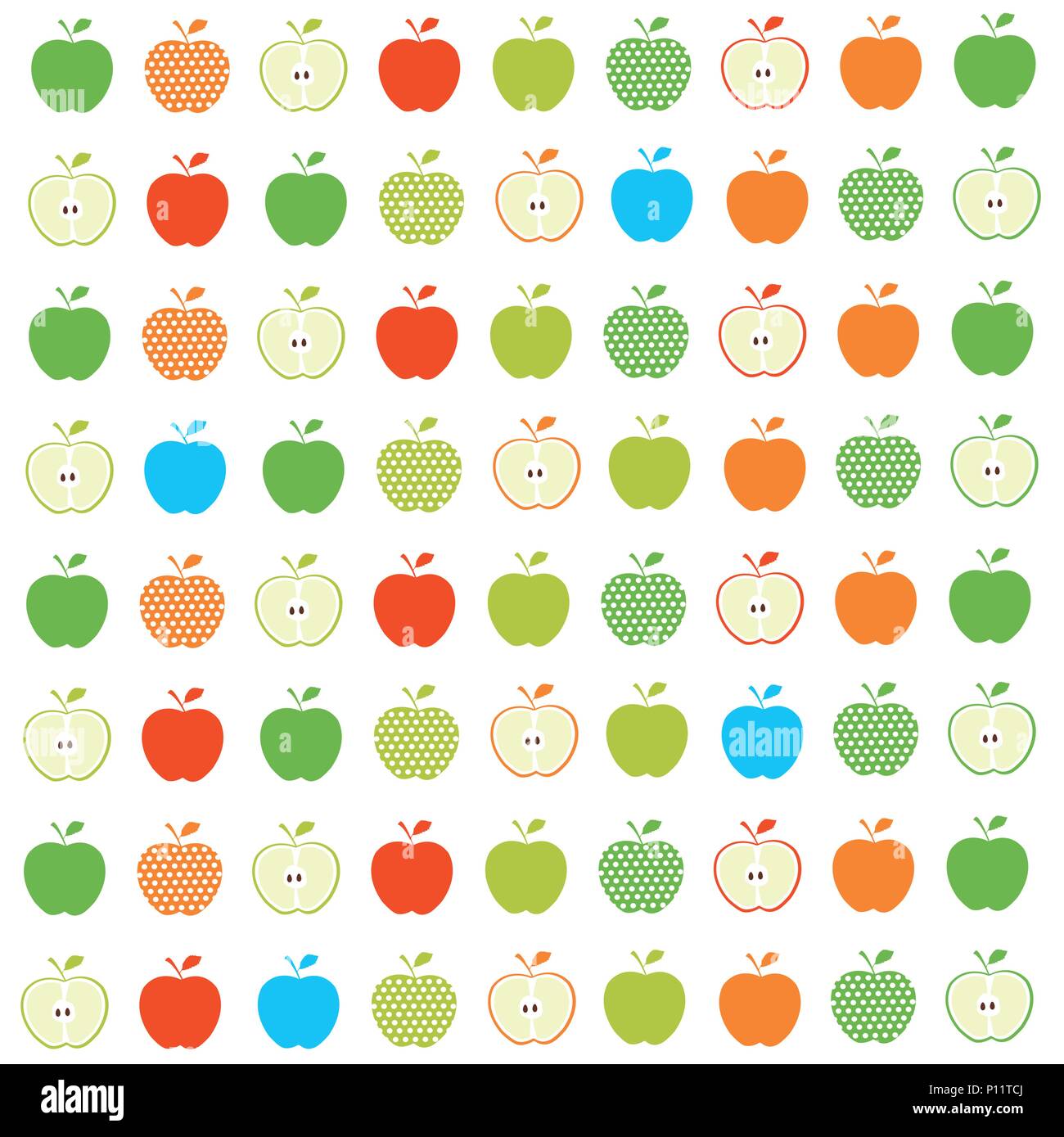 Fruits, apple background Stock Vector Image & Art - Alamy