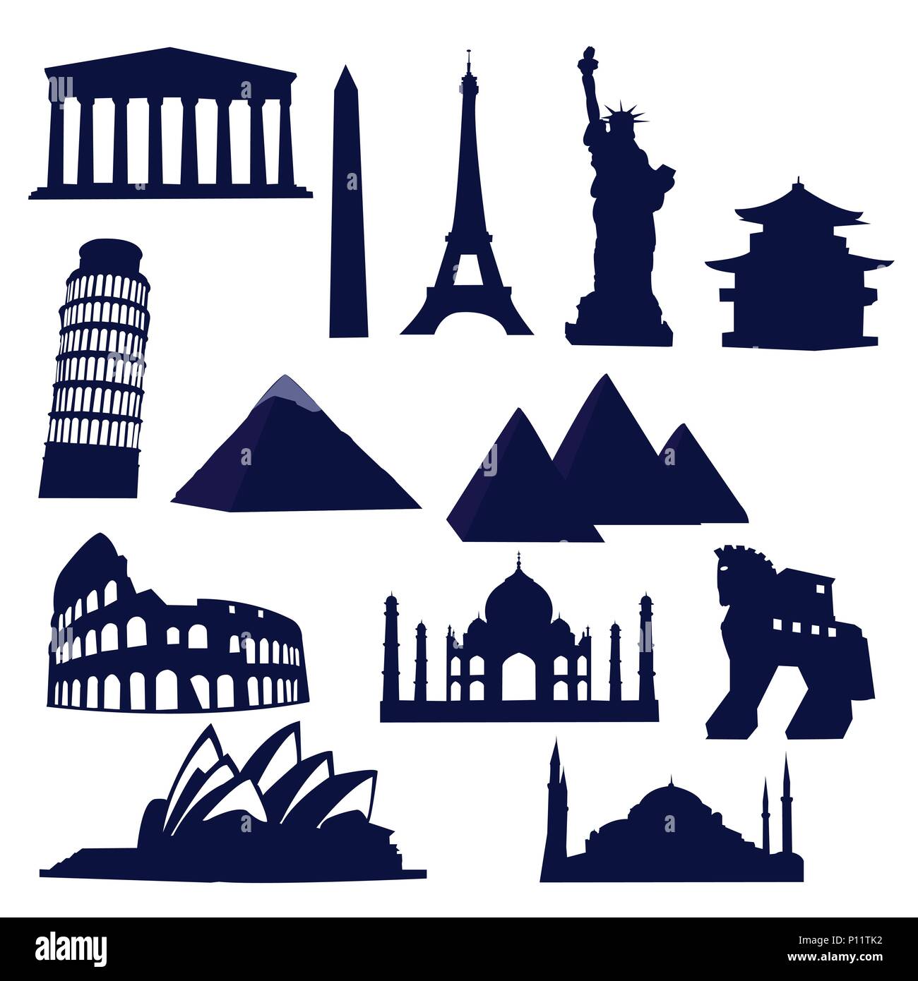 Lighting landmark Stock Vector Images - Alamy