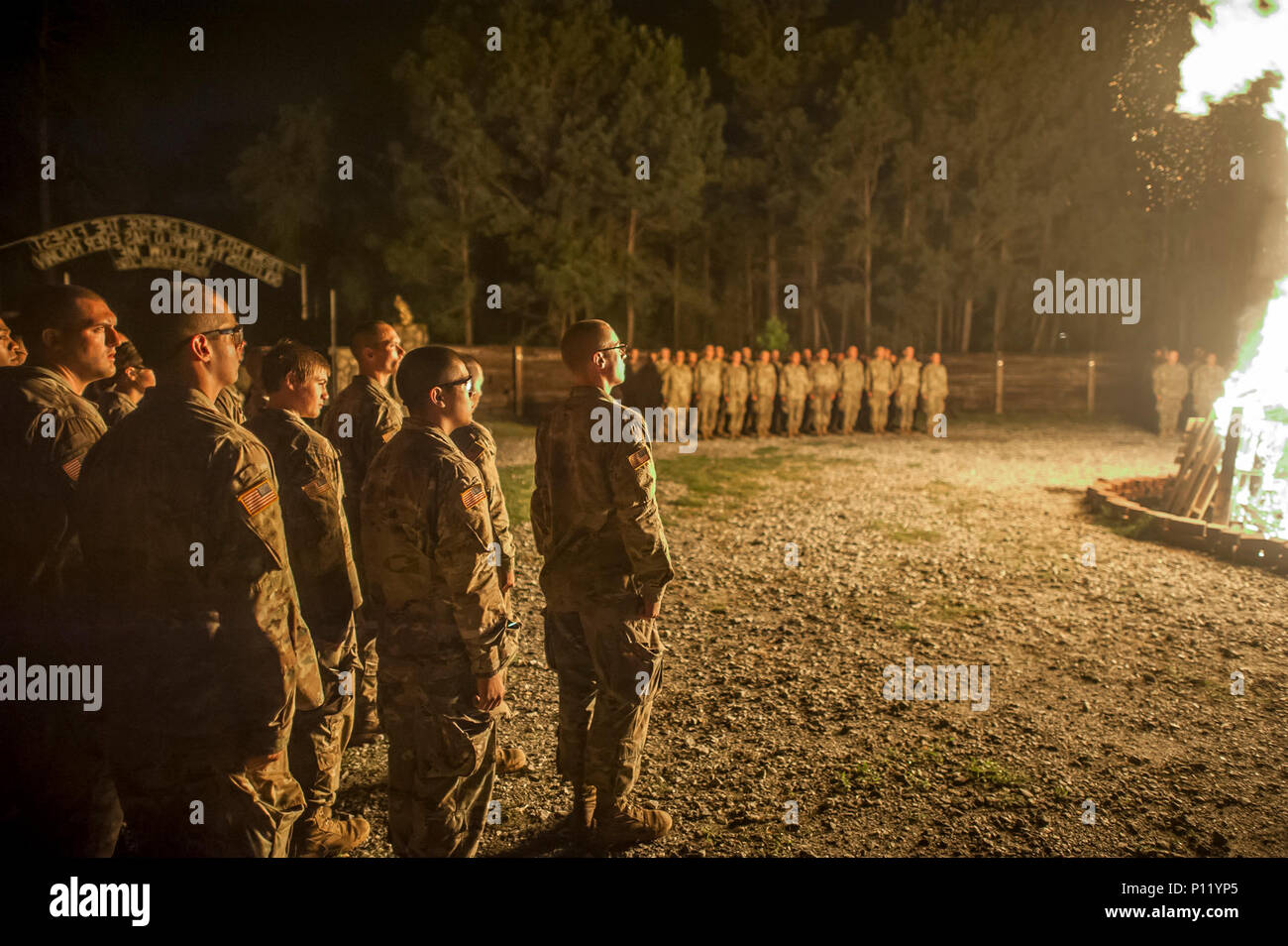 (FORT BENNING, Ga.) – U.S. Army Infantry soldiers-in-training assigned ...