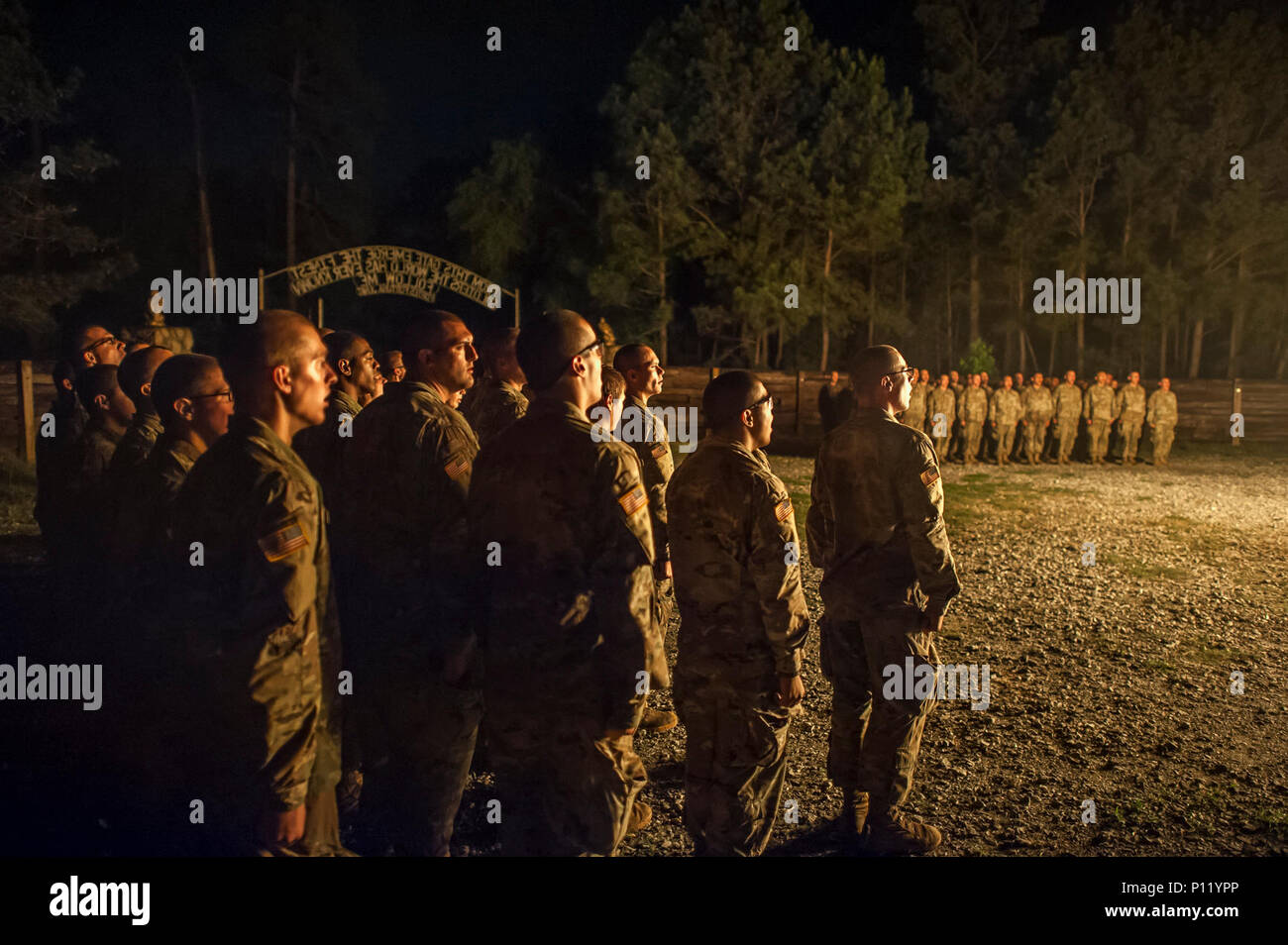 (FORT BENNING, Ga.) – U.S. Army Infantry soldiers-in-training assigned ...